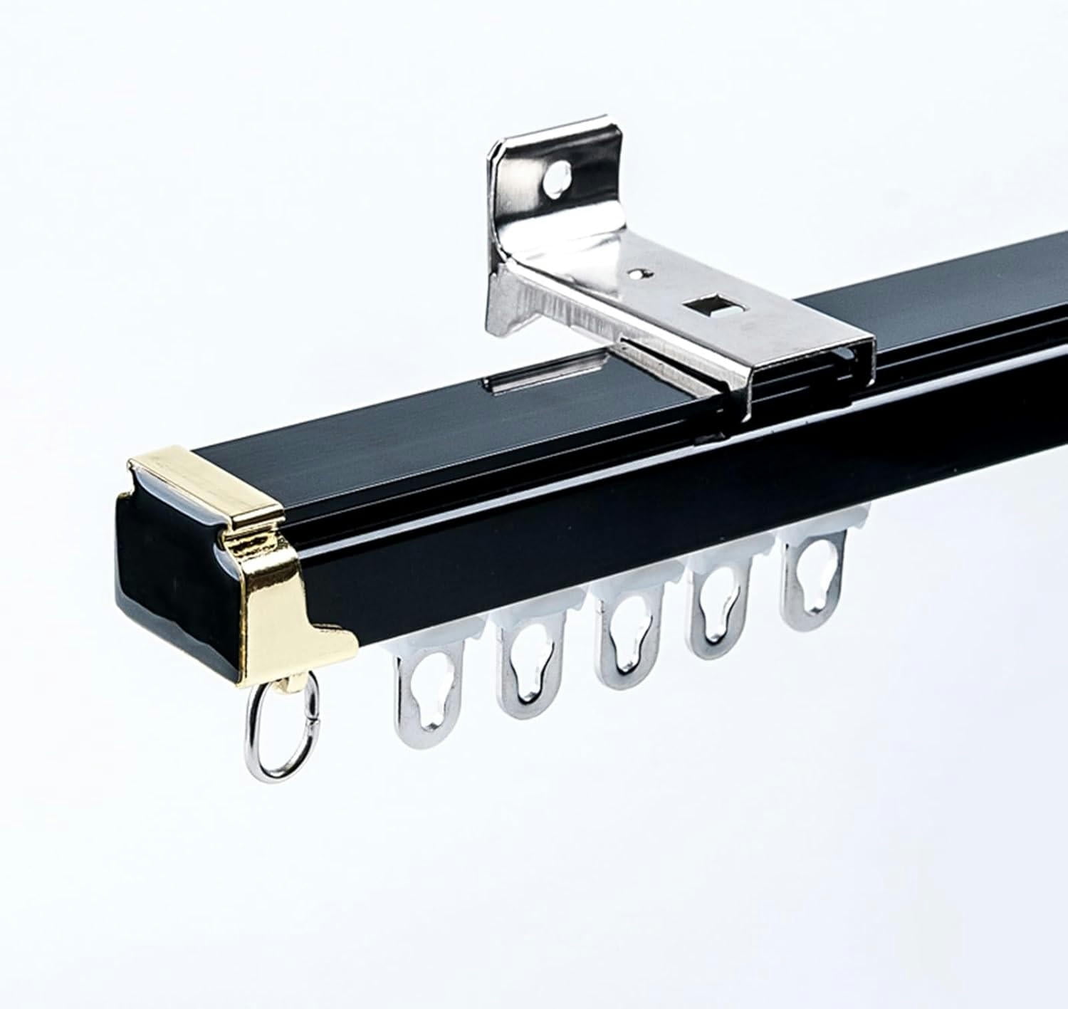 GXCZ Window Curtain Rod Aluminium Curtain Track For Ceiling Or Wall ...