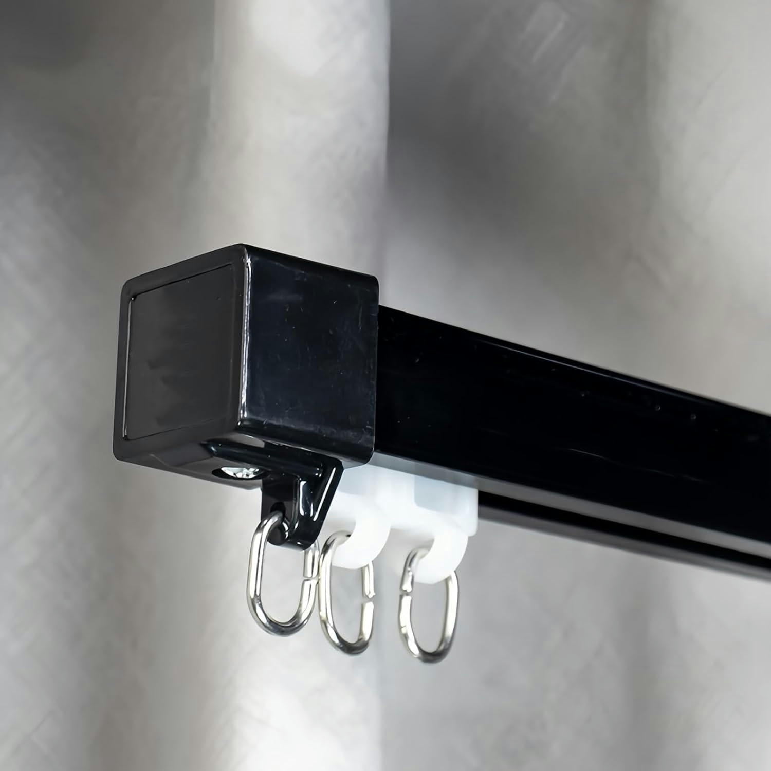 GXCZ Window Curtain Rod Aluminium Curtain Track Heavy Duty Curtain ...