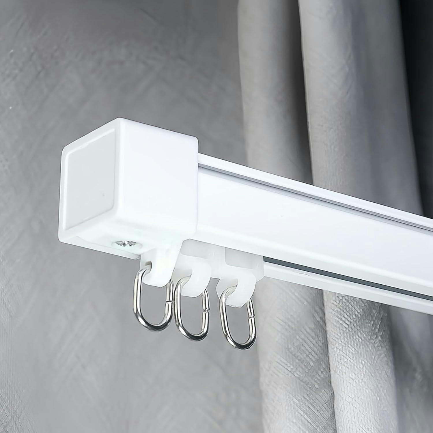 GXCZ Window Curtain Rod Aluminium Curtain Track Heavy Duty Curtain ...