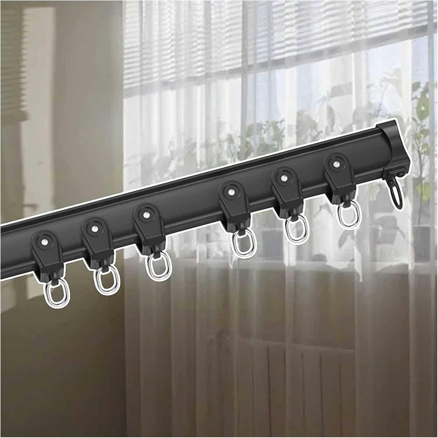 GXCZ Window Curtain Rod Ceiling Curtain Track, Curtain Track, Bendable ...