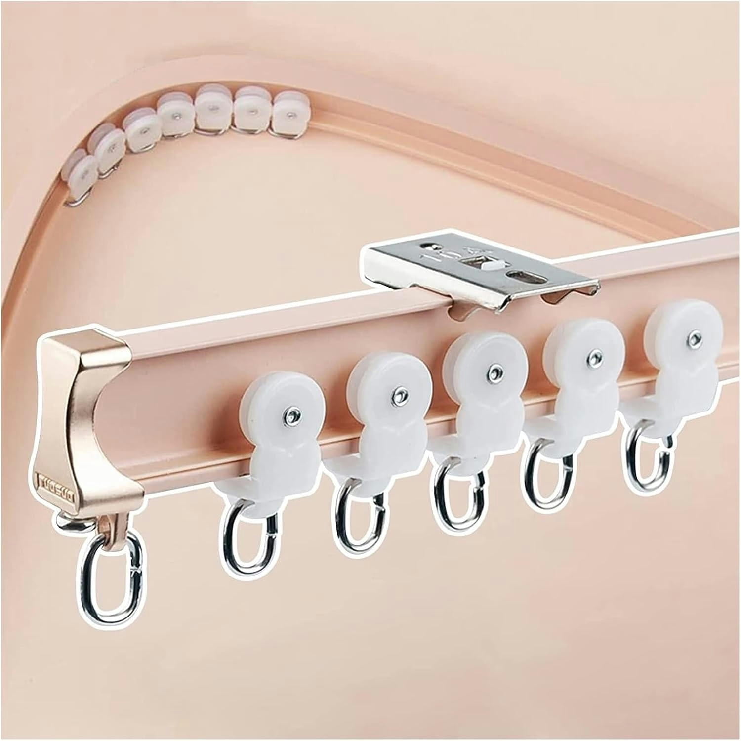 GXCZ Window Curtain Rod Ceiling Curtain Track, Curtain Track, Flexible ...