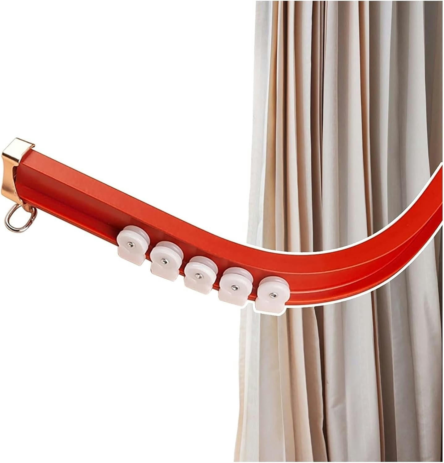 GXCZ Window Curtain Rod Curtain Track, Ceiling Curtain Track, Ceiling ...