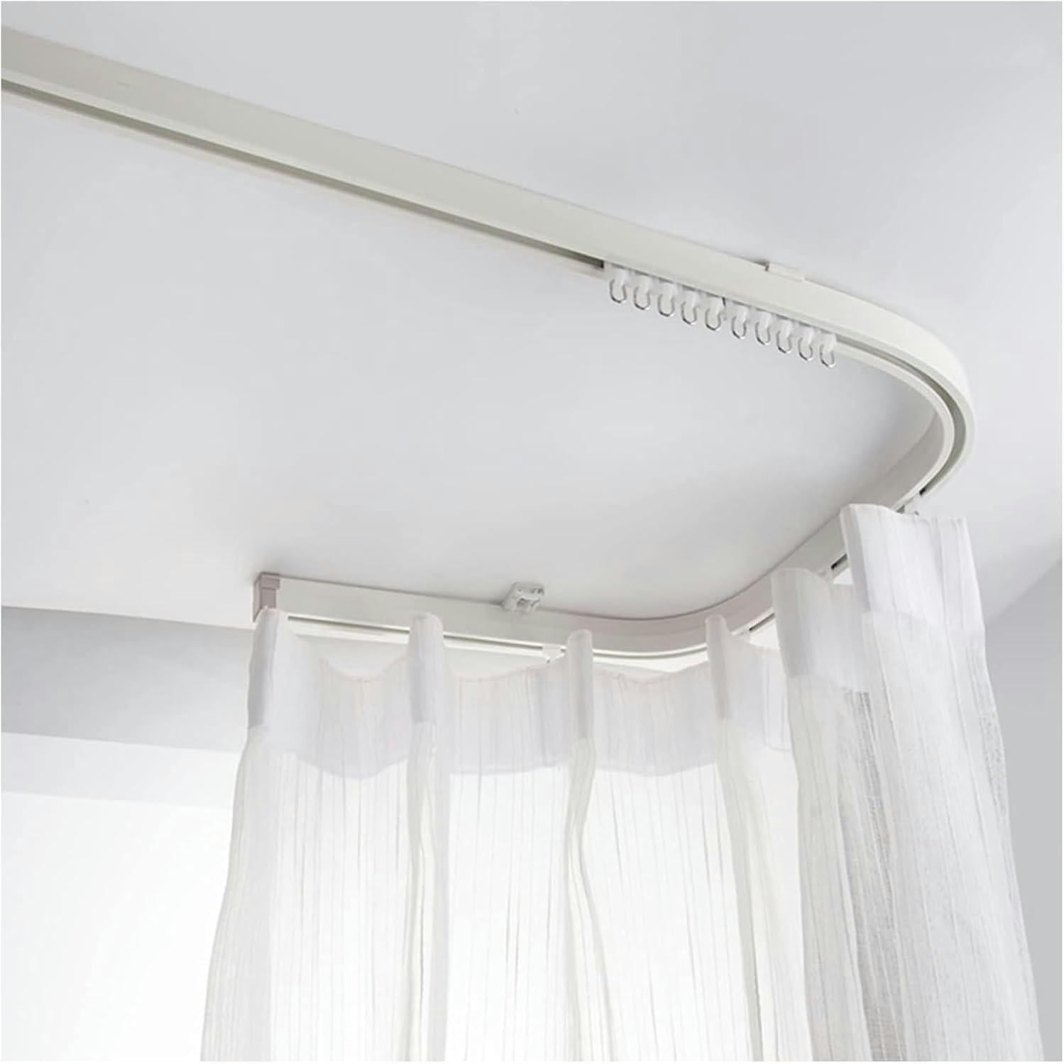 GXCZ Window Curtain Rod Curtain Track, Ceiling Curtain Track, Curved ...