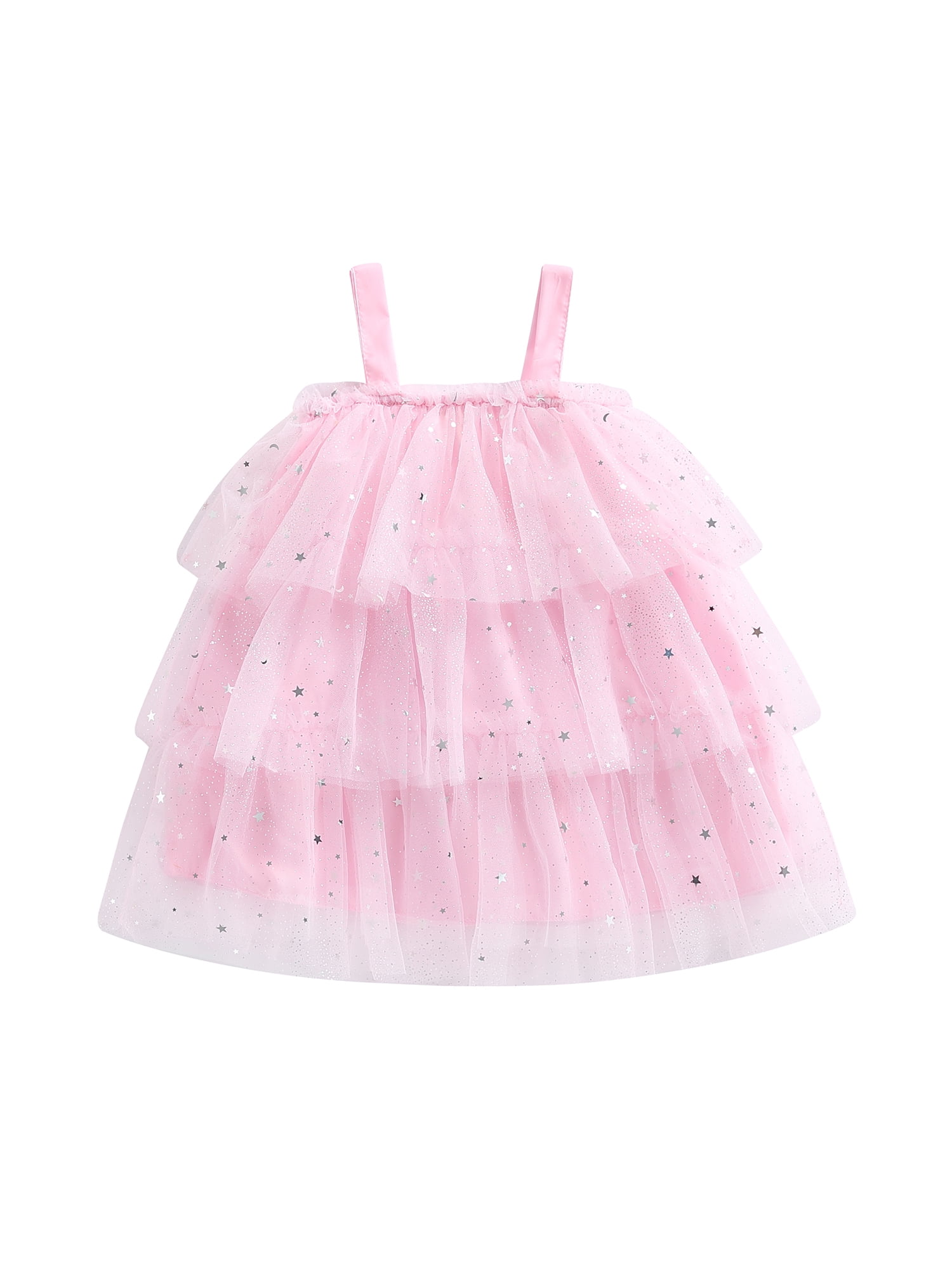GXFC Girls Sling Sequins A-line Dress 1T 2T 3T 4T 5T Kids Girls ...