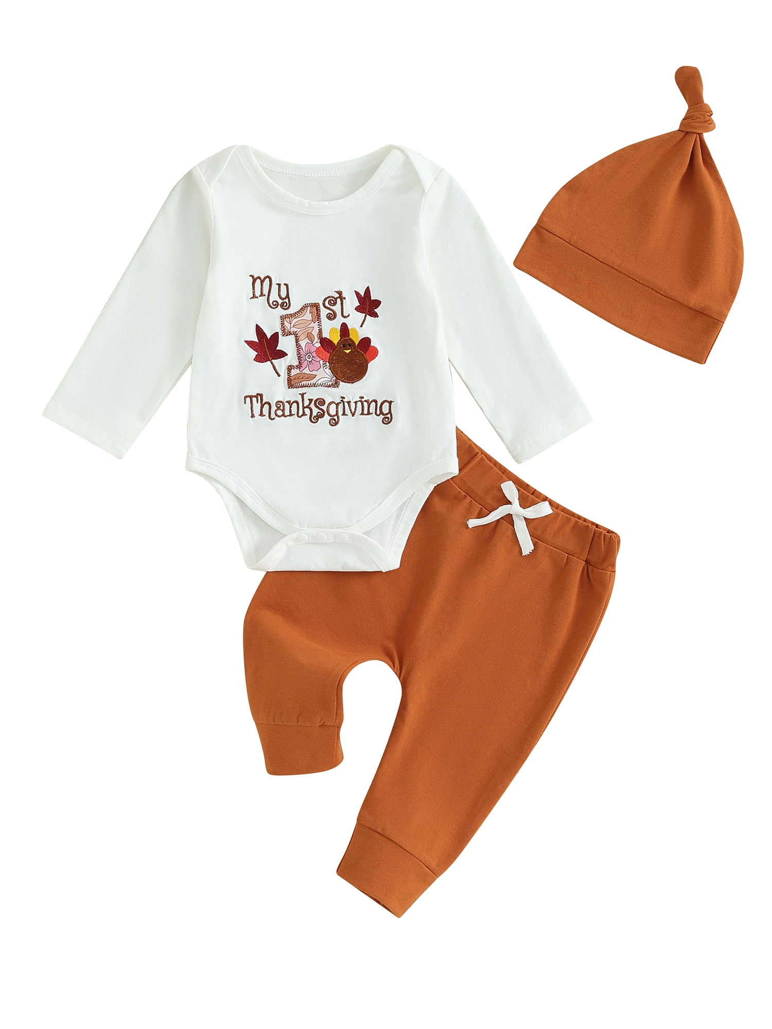 GXFC Infant Boy Thanksgiving Outfits Set Clothes 3M 6M 9M 12M Baby Boy ...
