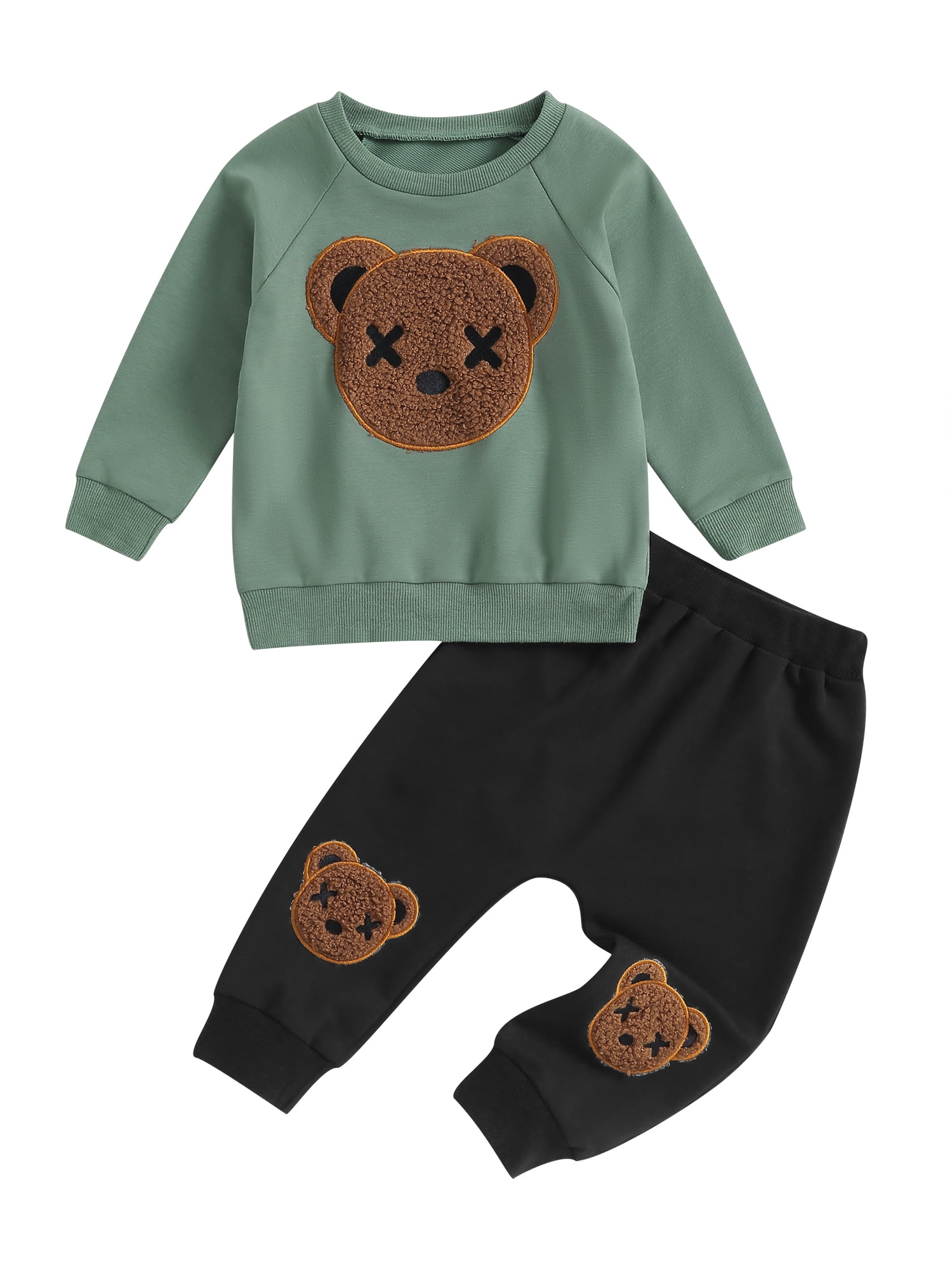 GXFC Little Boys Fall Cute Outfits Clothes 6M 1T 2T 3T 4T 5T Kids Boys ...