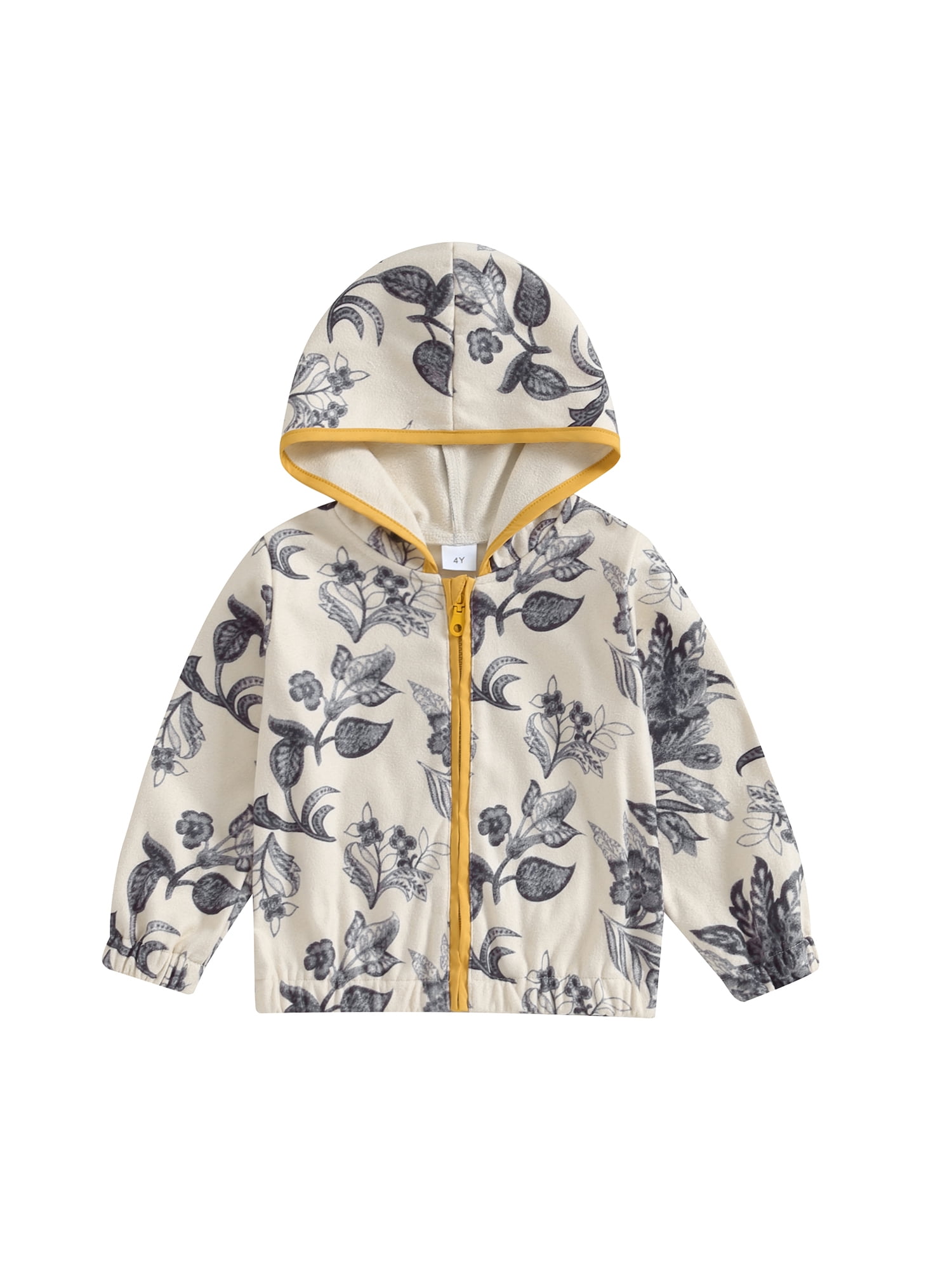 GXFC Little Girl Fall Outerwear 4T 5T 6T 7T Kids Girl Long Sleeve Zip ...