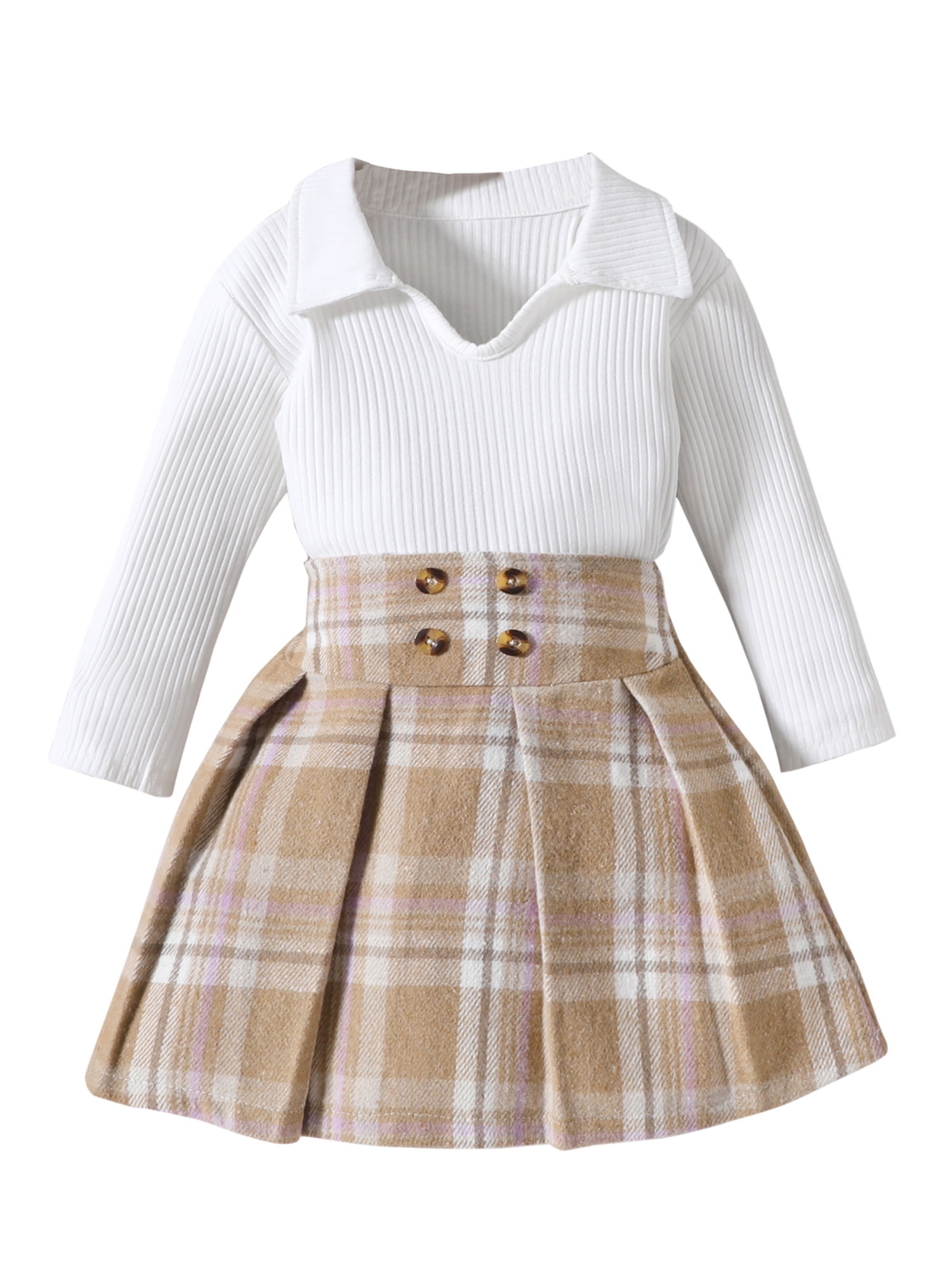 GXFC Little Girl Fall Outfits Set Clothes 18M 1T 2T 3T 4T 5T 6T Kids ...