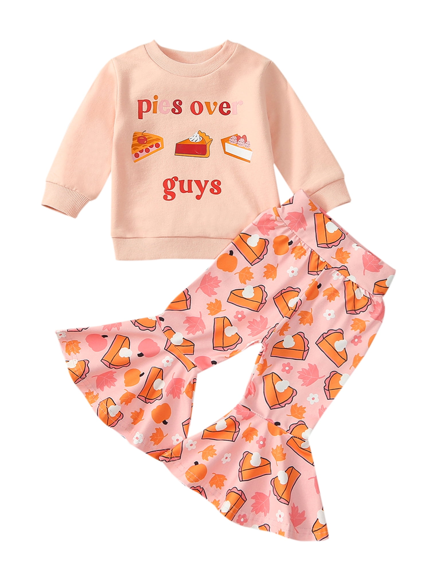 GXFC Little Girl Thanksgiving Outfits Set Clothes 6M 1T 2T 3T 4T 5T ...