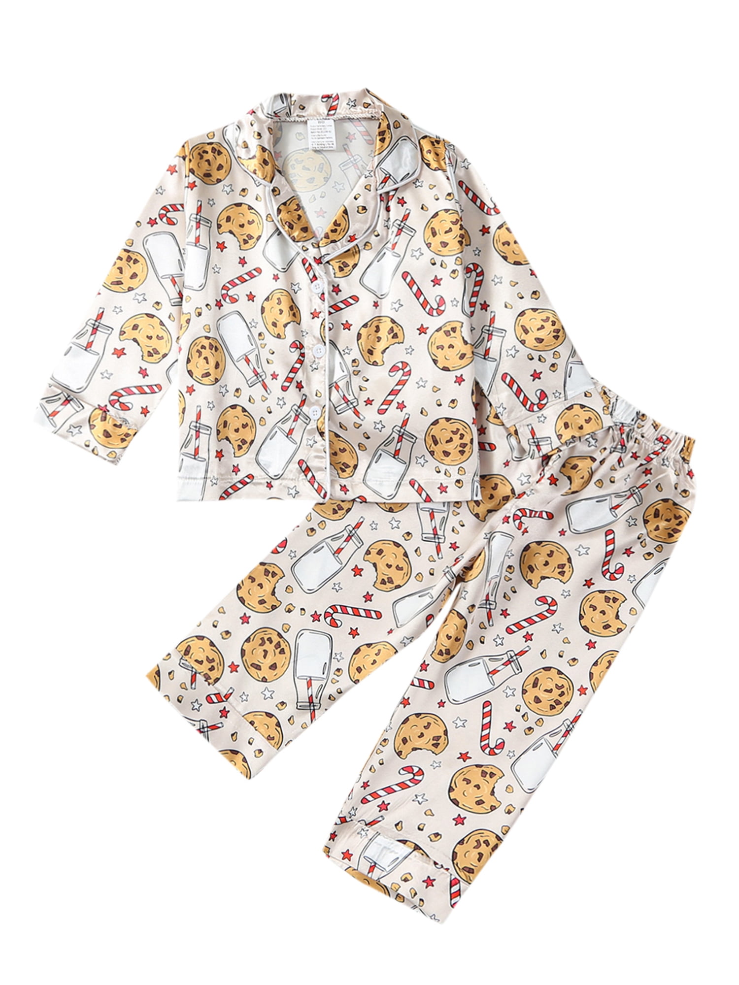 GXFC Little Girls Boy Christmas Pajamas Outfits Clothes 1T 2T 3T 4T 5T ...