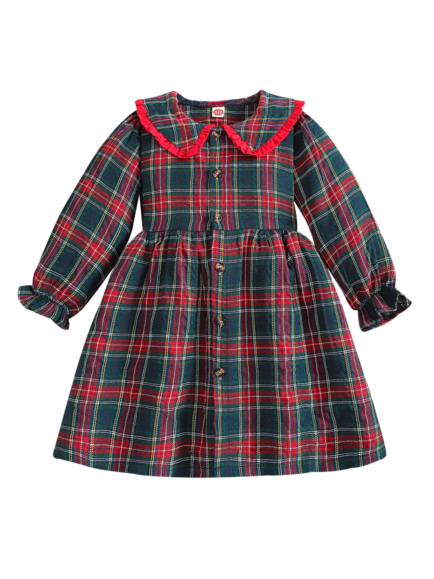 GXFC Little Girls Fall Dress Clothes 3T 4T 5T 6T 7T Kids Girls Long ...