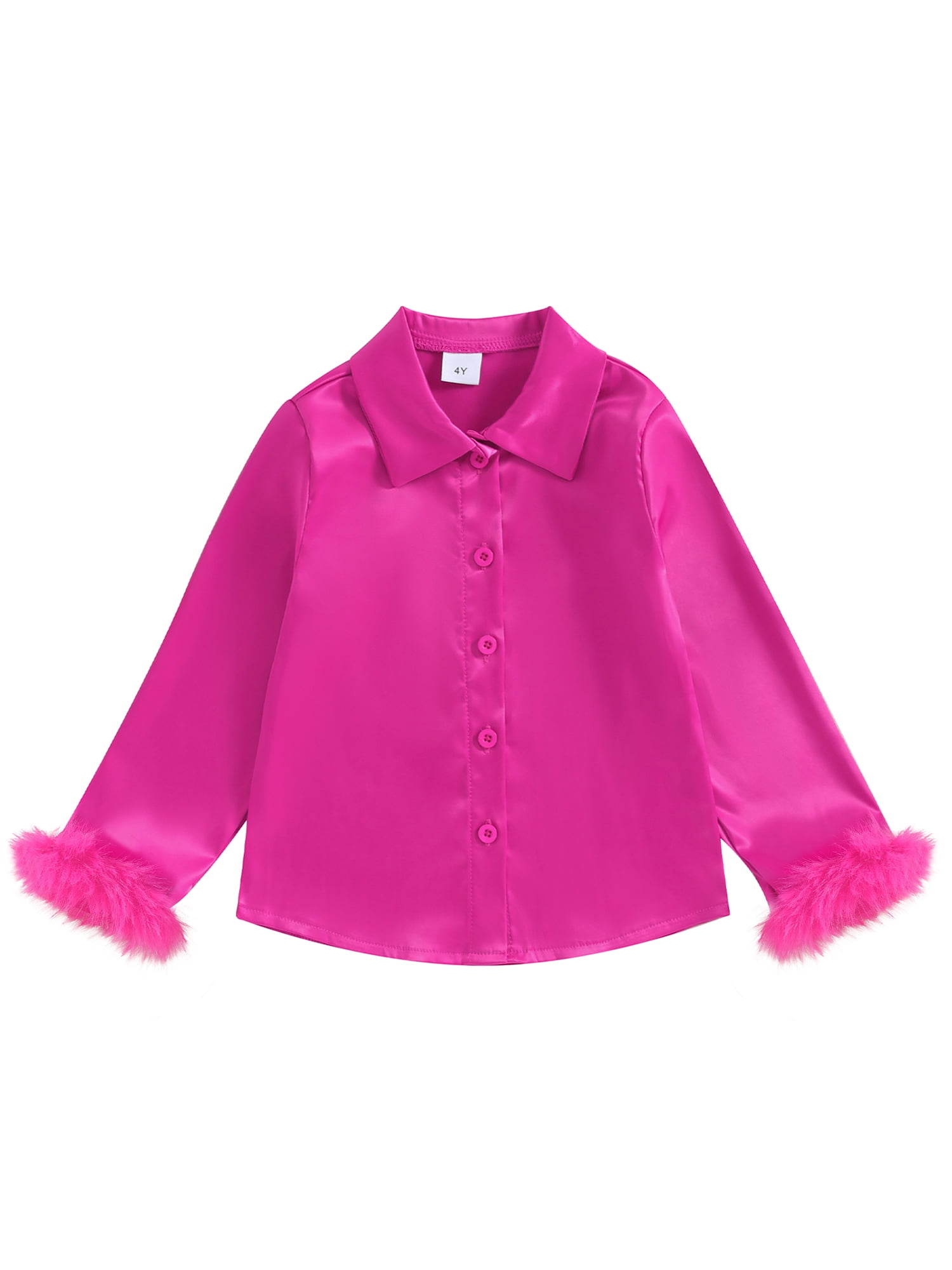 GXFC Little Girls Fall Shacket 4T 5T 6T 7T Kids Girls Long Sleeve ...