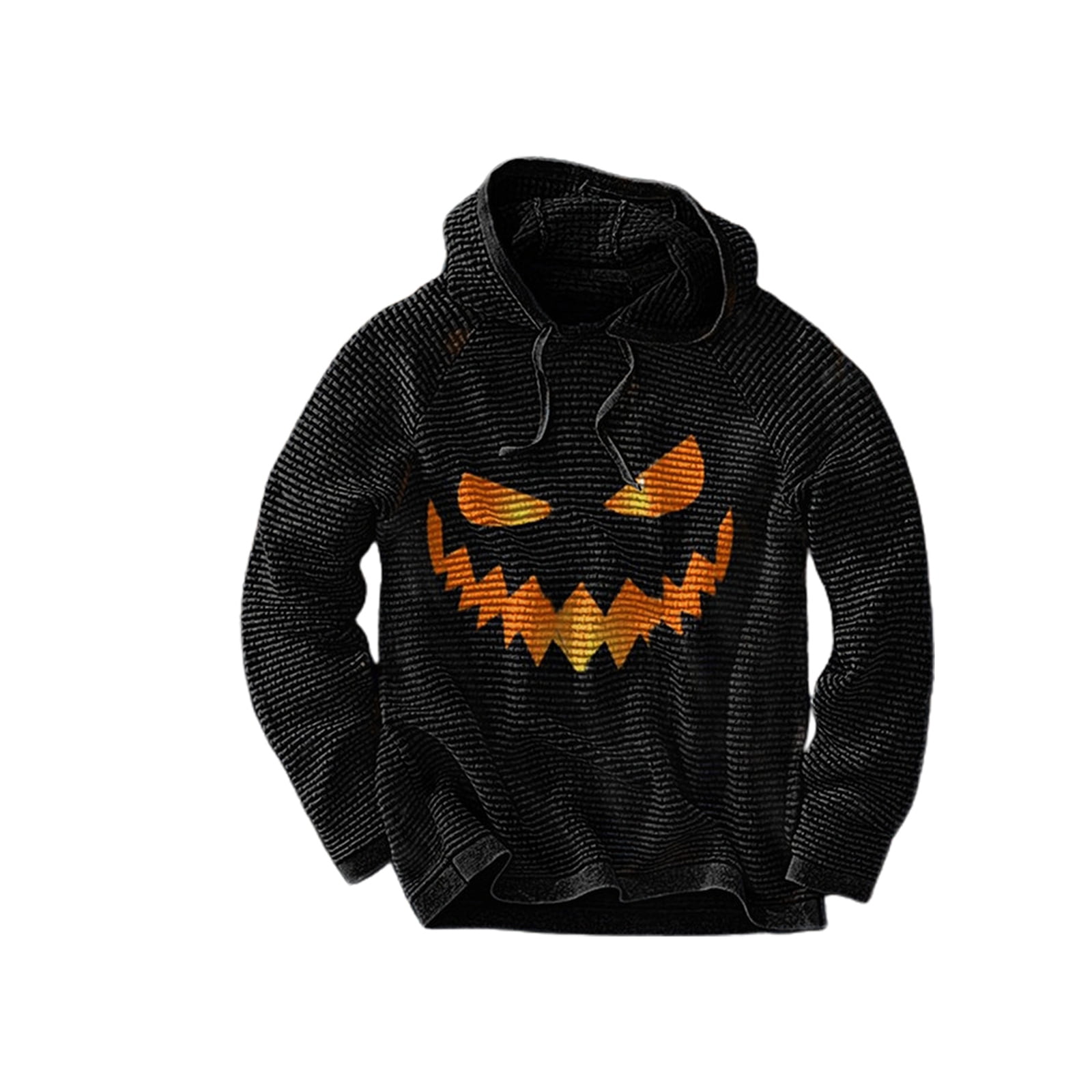 GXFC Men Halloween Hoodies Costume Long Sleeve Hooded Pumpkin Face ...