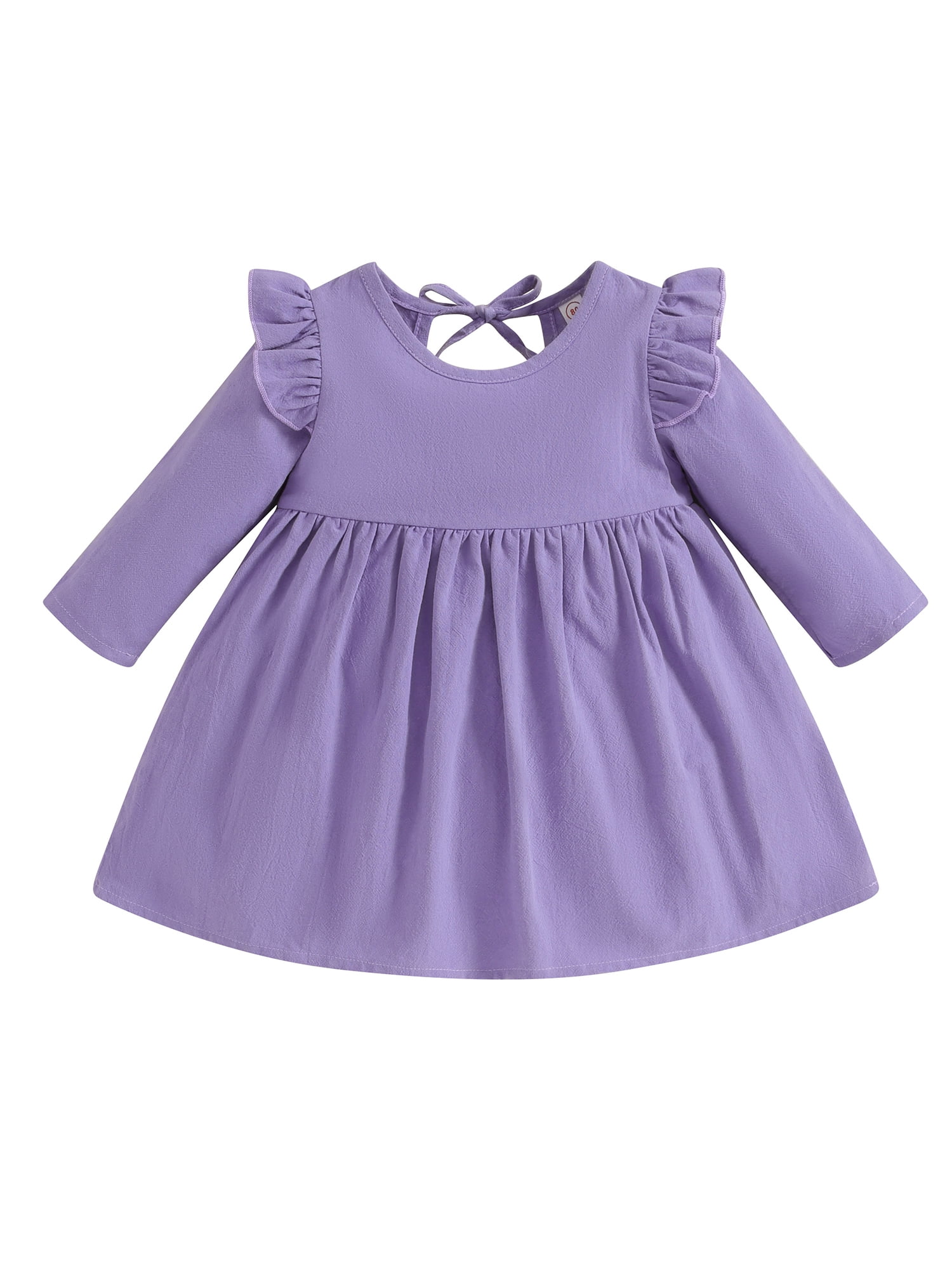 GXFC Toddler Girls Fall Dress Clothes 6M 1T 2T 3T 4T Kids Girls Long ...
