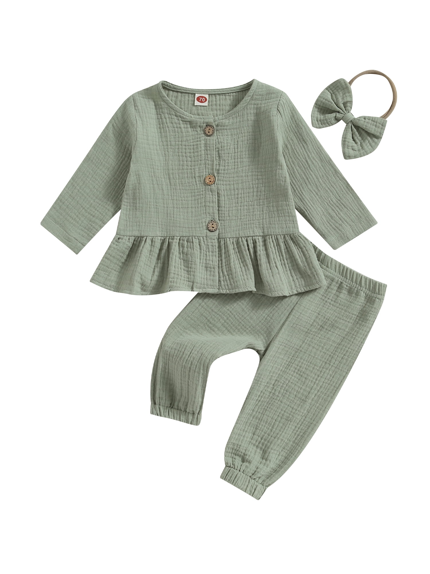 GXFC Toddler Girls Fall Outfits Clothes 6M 1T 2T 3T Kids Girls Long ...