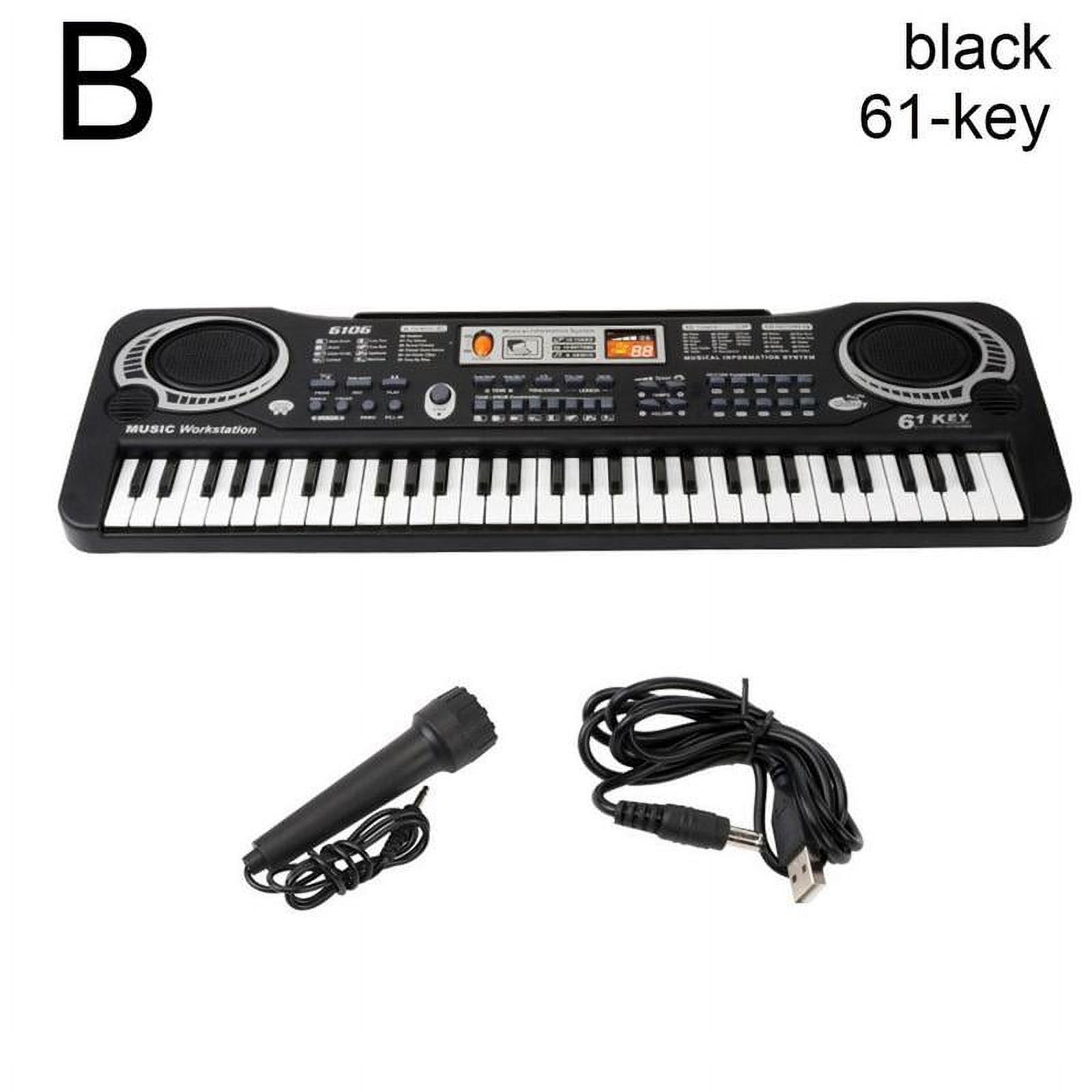 GXFCAI 61/37 Keys Electronic Organ USB Digital Keyboard Piano Musical ...