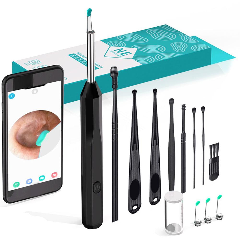 GXFCAI Smart Ear Wax Removal Cleaner Wireless Visual Endoscope Otoscope ...