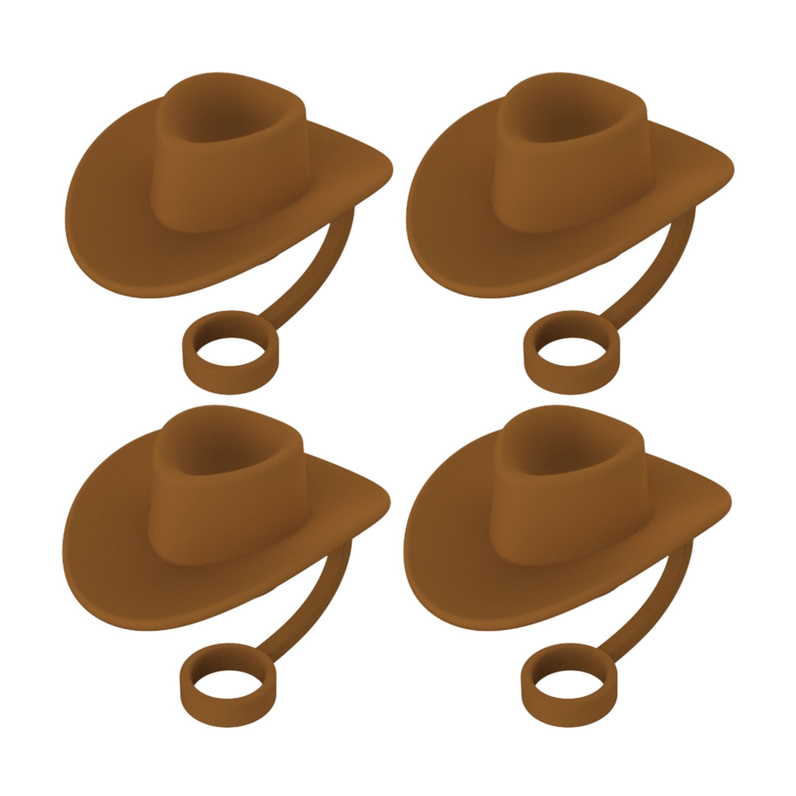 GXFMYA 10mm Hat Straw Cap Toppers for Cups, 30-40mm Funny Cute Straw ...