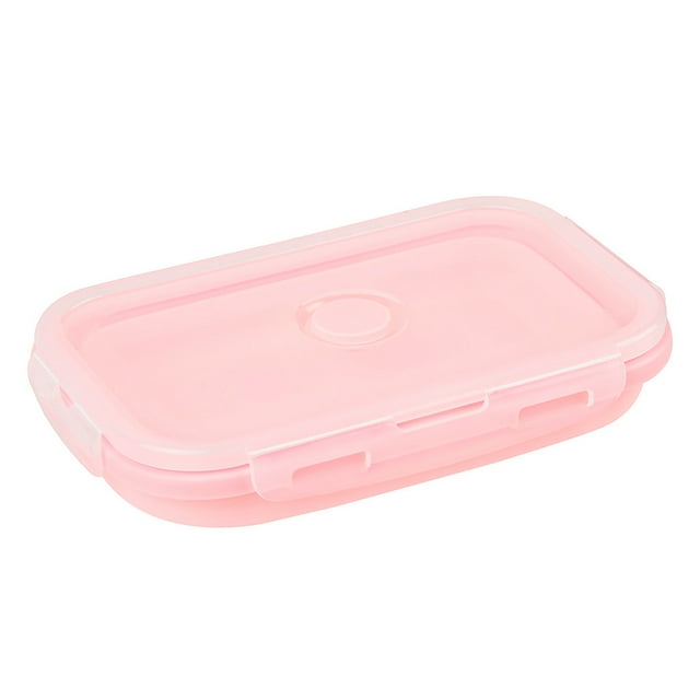 GXFMYA Folding Microwave Lunch Box, Portable Plastic Lunchbox for Work ...