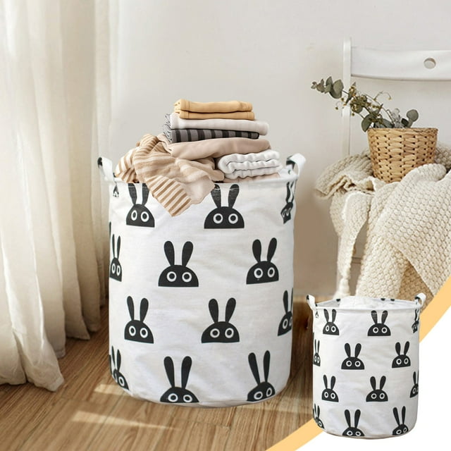 GXFMYA Large Foldable Dirty Laundry Basket with Handle, Inner Storage ...