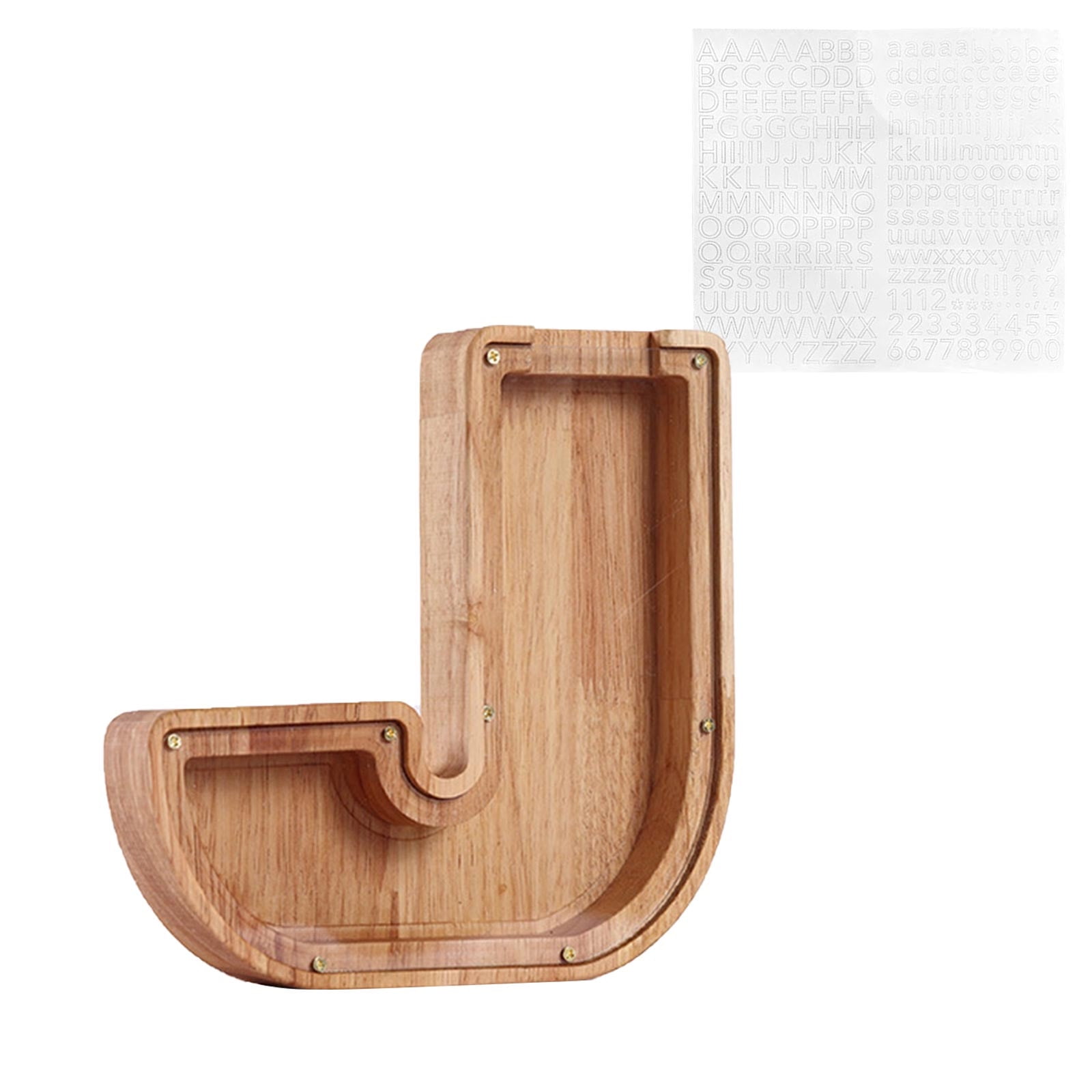 GXFMYA Personalized Wooden Name Money Box – Wooden Deposit Box for Kids ...