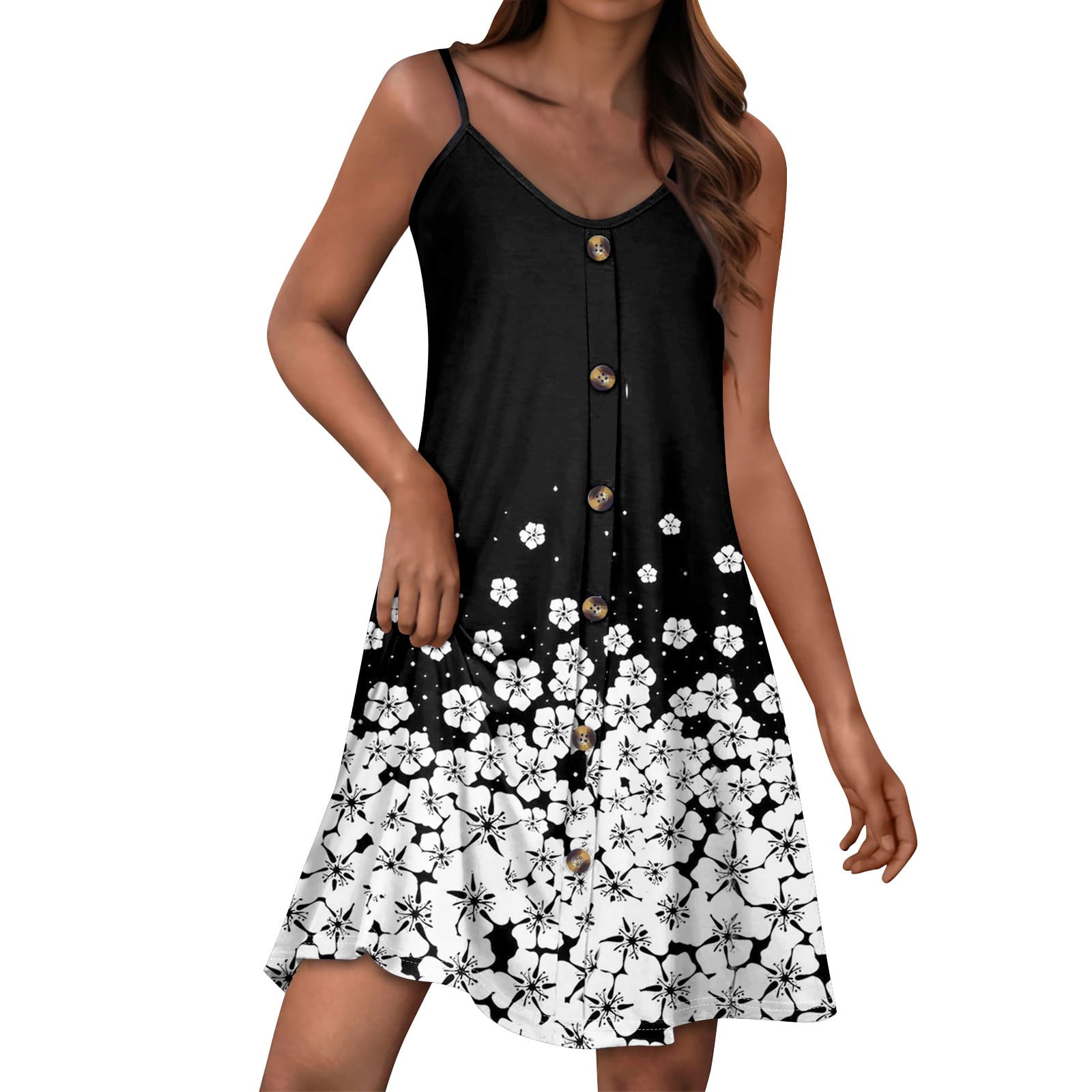 GXIPO Beach Dresses Vacation Women's Summer Dresses Sleeveless ...