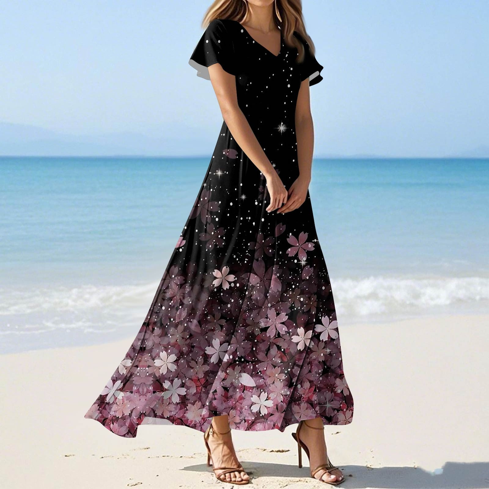GXIPO Dresses for Women 2025 Women Dresses Chiffon Dress Dresses for ...