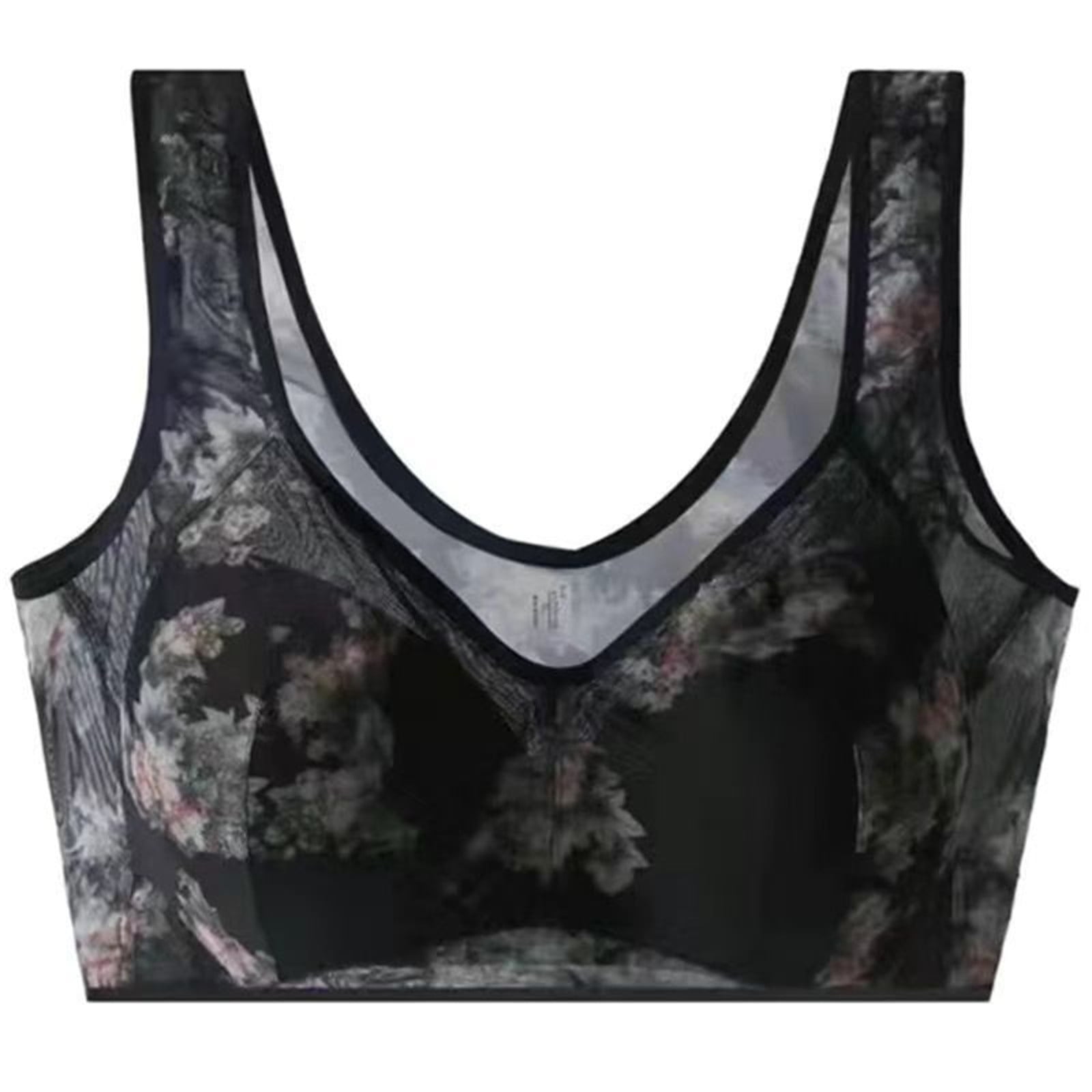 GXIPO Elle_Bloom Ice Silk Lace Bra, Ellebloom-Lifting Lace Buttonless ...