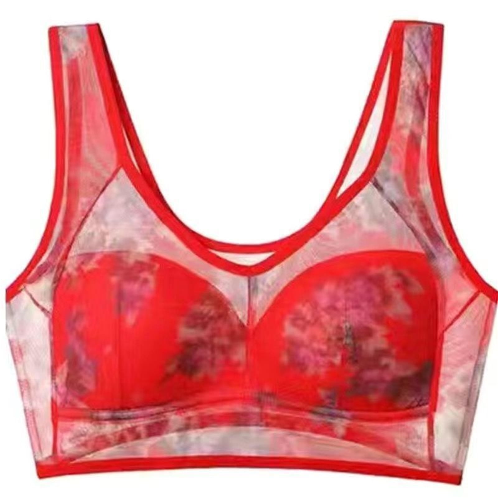 GXIPO Elle_Bloom Ice Silk Lace Bra, Ellebloom-Lifting Lace Buttonless ...