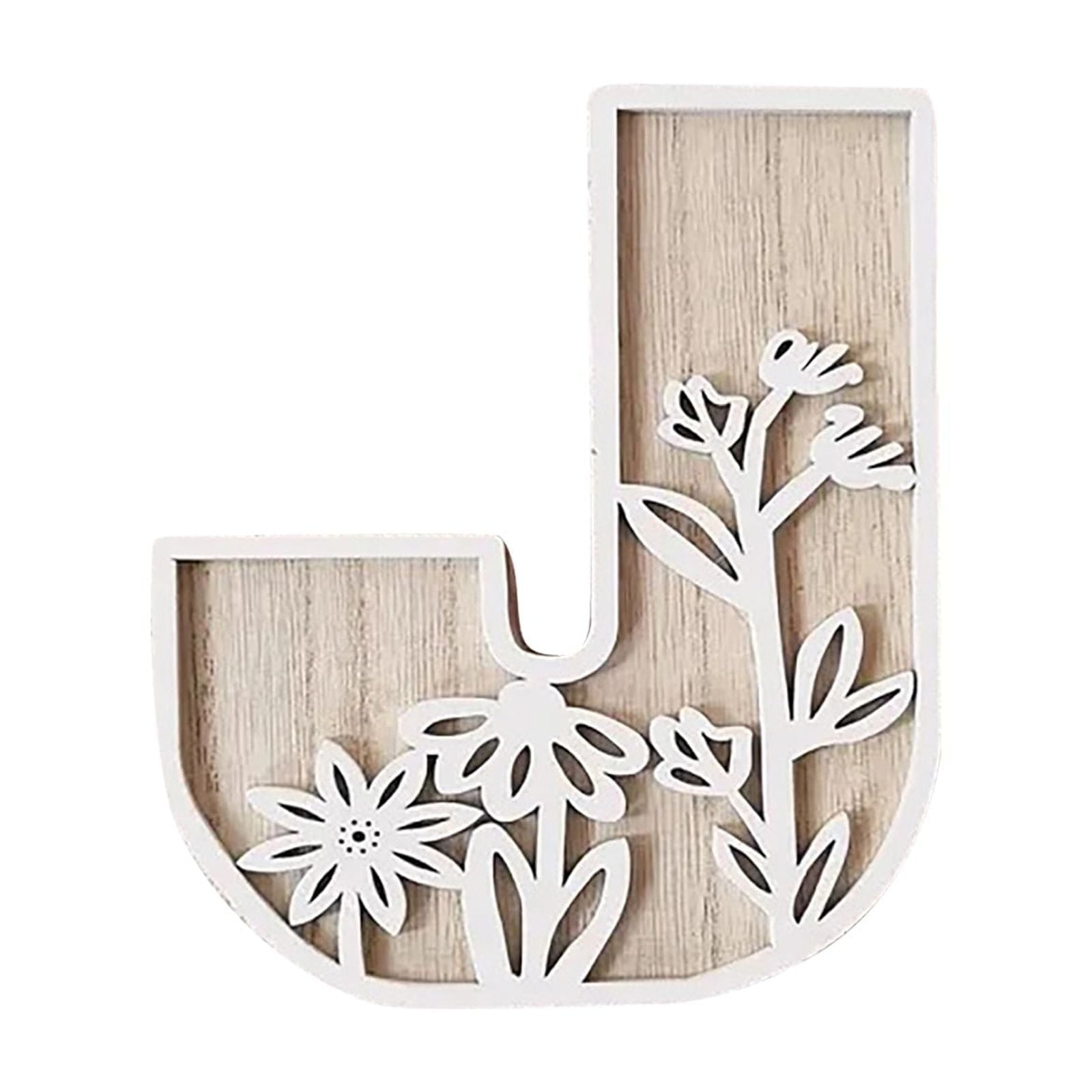 GXIPO 5 Inch Wood Letters, Unfinished Wooden Letters for Wall Decor ...