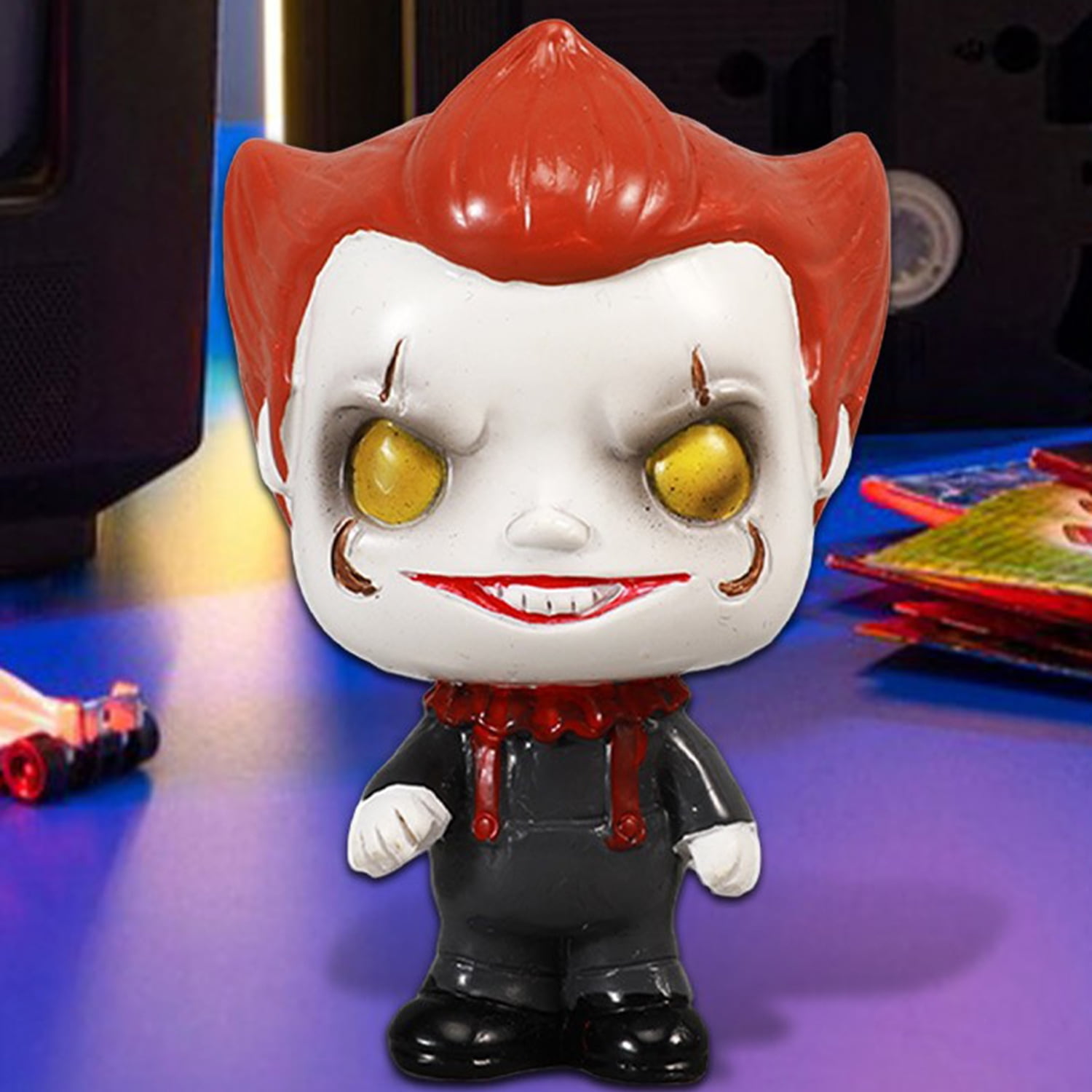 GXMNZJ Halloween Mini Figures – Zombie Statues, Scary Ghost Ornaments ...