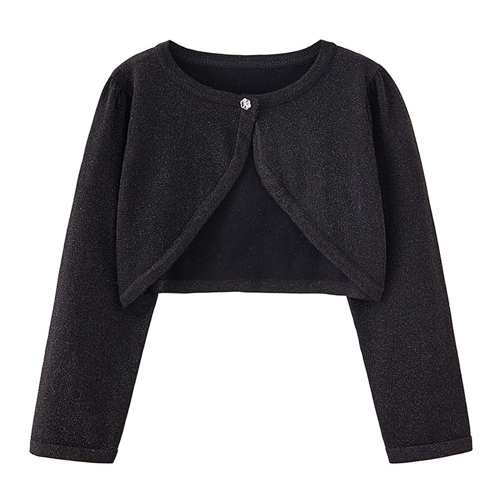 GXWEA Girls Black Sweater White Sweater For Girls Girls Open Front ...