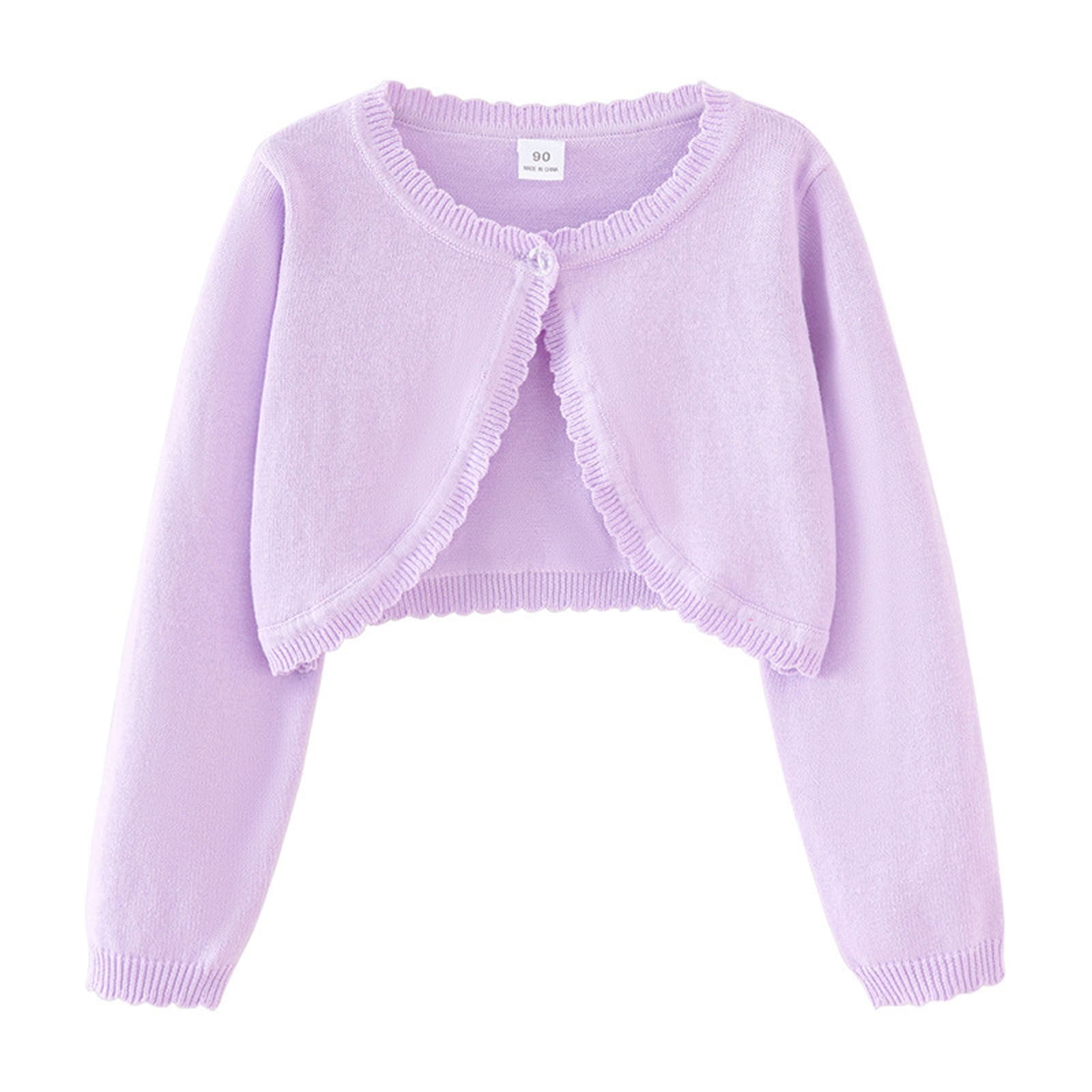 GXWEA Girls Cardigan Size 6 Shrug Girls Open Front Shrug Cardigan Kids ...