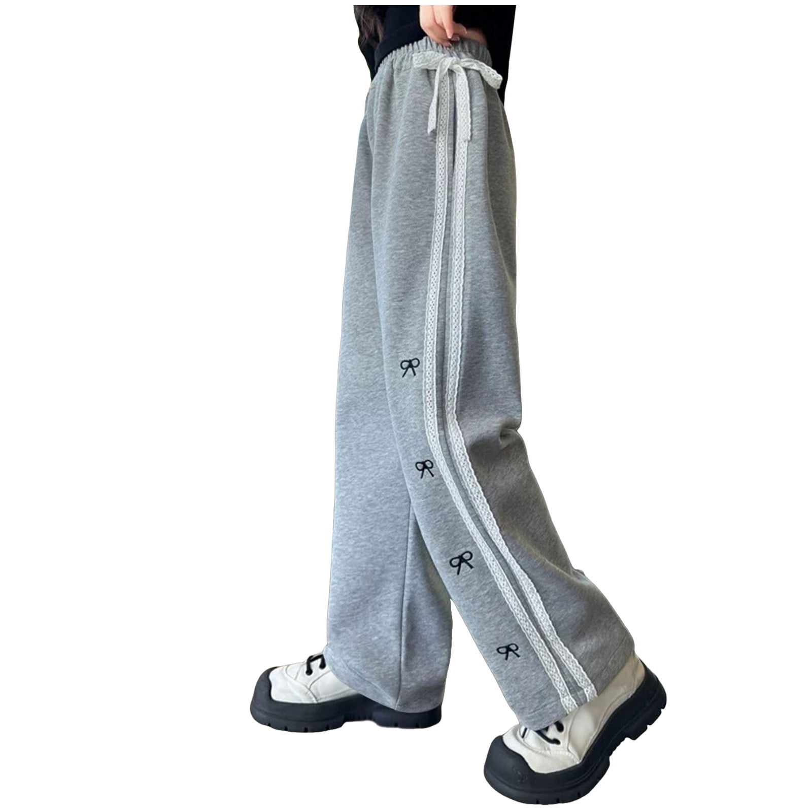 GXWEA Girls Cargo Pants Size 10-12 Sweatpants For Girls High Waist ...