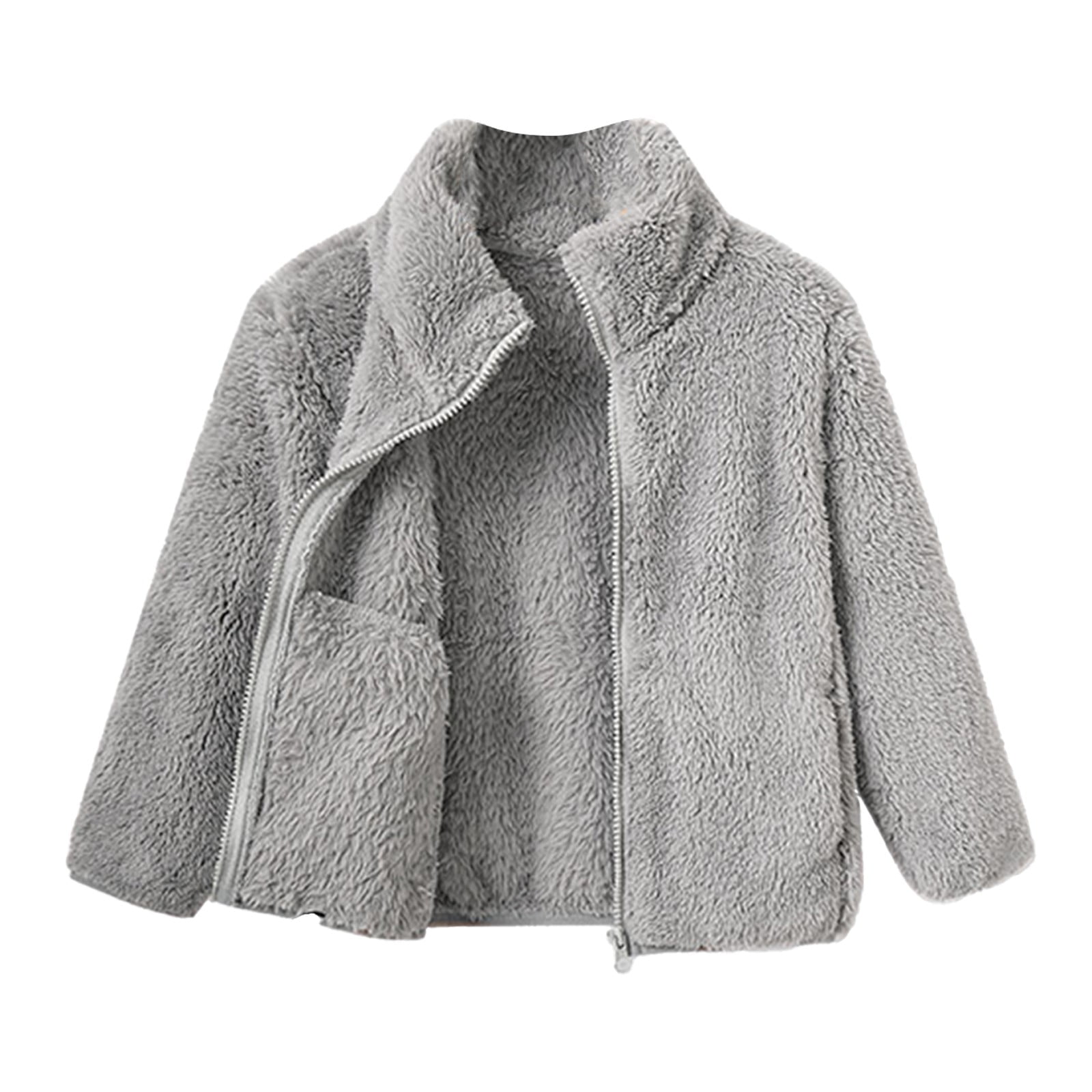 GXWEA Gir Jacket Abrigos Para NiñAs Girls And Toddlers' Sherpa Fleece ...
