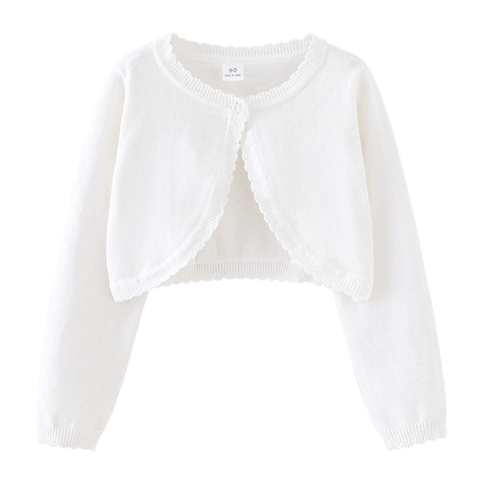 GXWEA Girls Sweaters Girls Bolero Girls Open Front Shrug Cardigan Kids ...