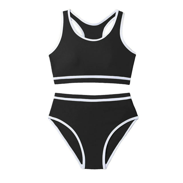GXWEA Girls Swimsuits Size 10-12 Kids Swimsuit Teen Girls Swimsuits Two ...