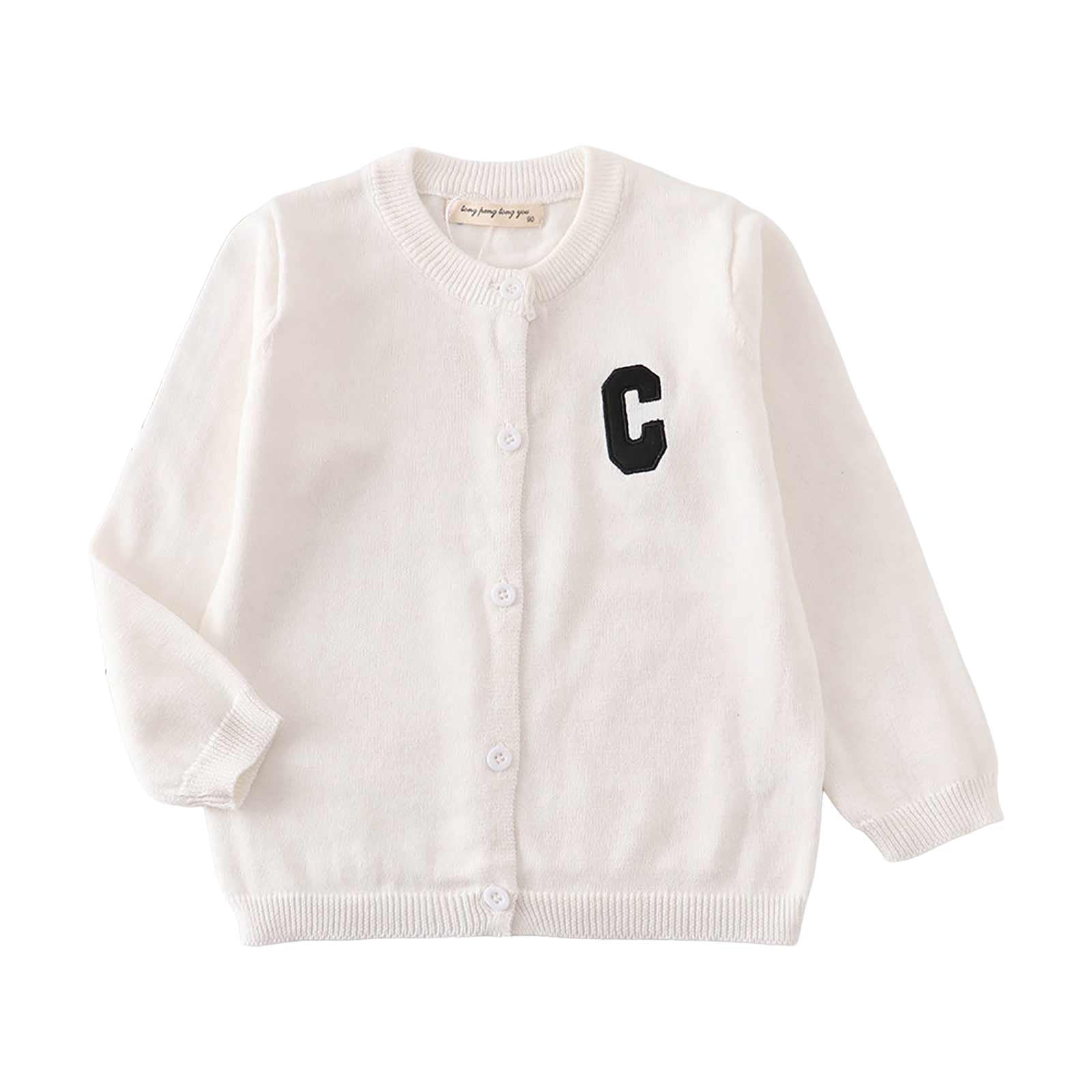GXWEA Navy Blue Sweater For Girls Girls' Cardigans Girls' Cardigan With ...