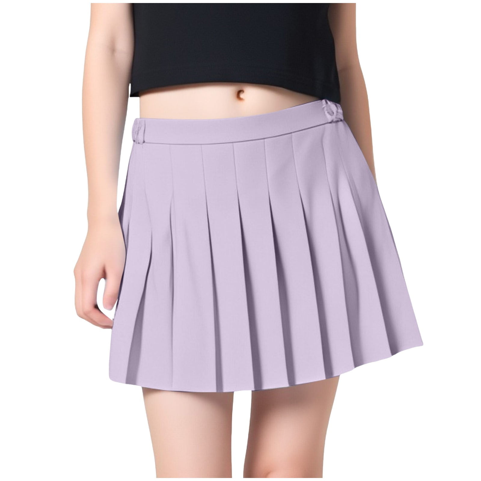 GXWEA School Skirt Girls Uniform Skirts Girls Pleated Mini Skirt High ...