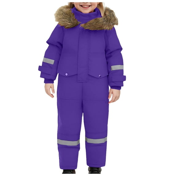 GXWEA Toddler Ski Suit Girls Snow Suit Kids Snow Suit Boys Girls One ...