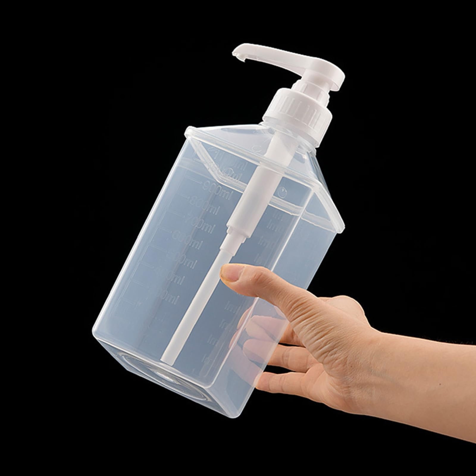 GXXGREAT Syrup Dispenser Useful 1100ml Function Liquid Hand Pressure ...