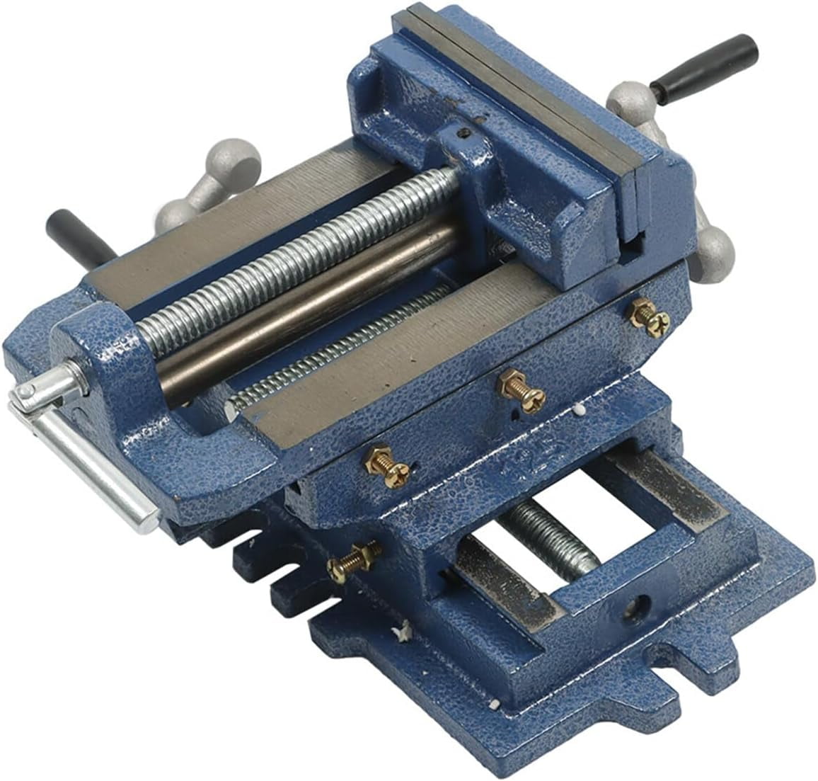 GXYWADY 5in Cross Slide Drill Press Vise Metal Milling 2 Way X-Y Heavy ...