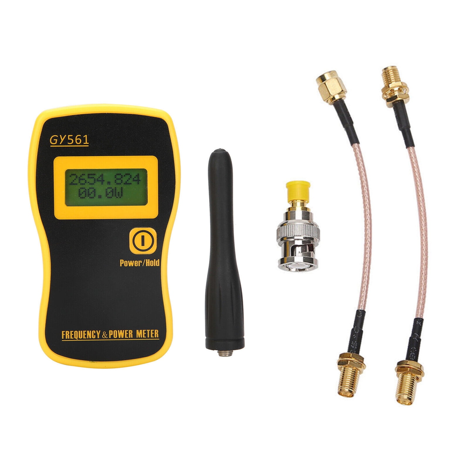 GY561 RF Digital Handheld Power Meter Frequency Counter Tester Radio 1 ...
