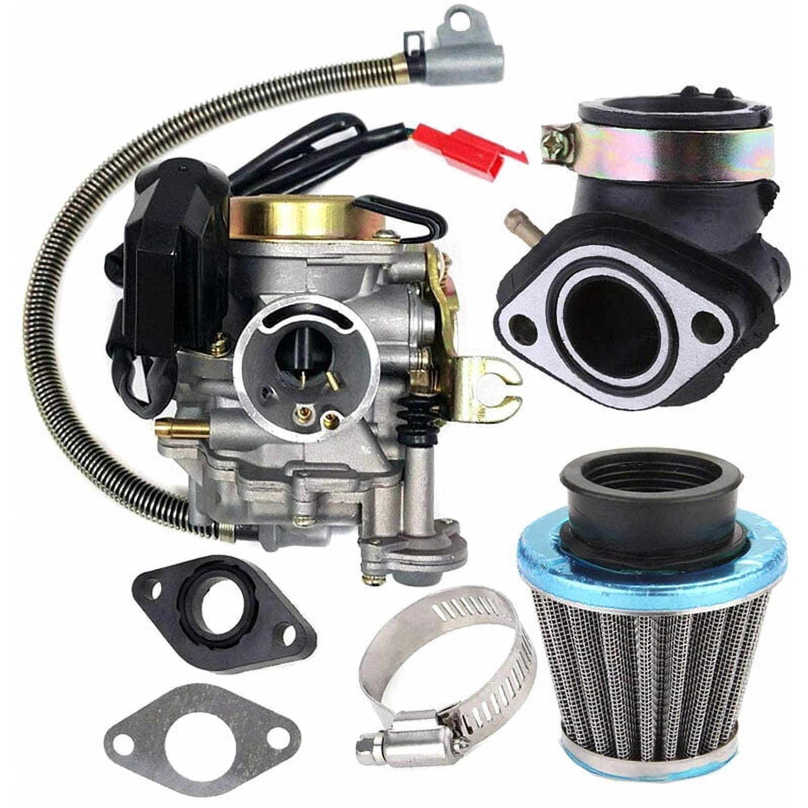GY6 49CC Four-Stroke Scooter Carburetor Set - Walmart.com