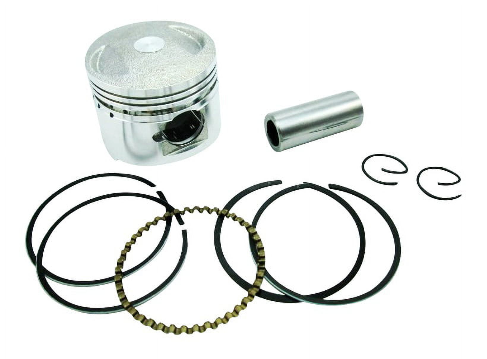 GY6 Moped 50cc Piston Kit Ring 39mm 139qmb TANK ROKETA JALON STRADA ...