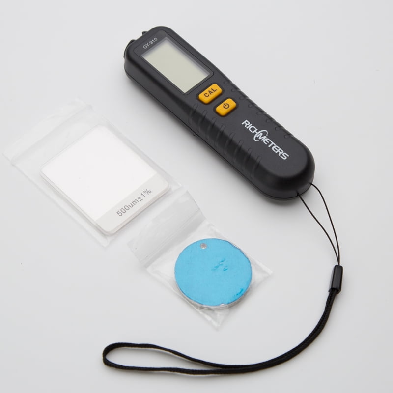 GY910 Digital Coating Thickness Gauge 1 micron/0-1300 Car Paint Film ...