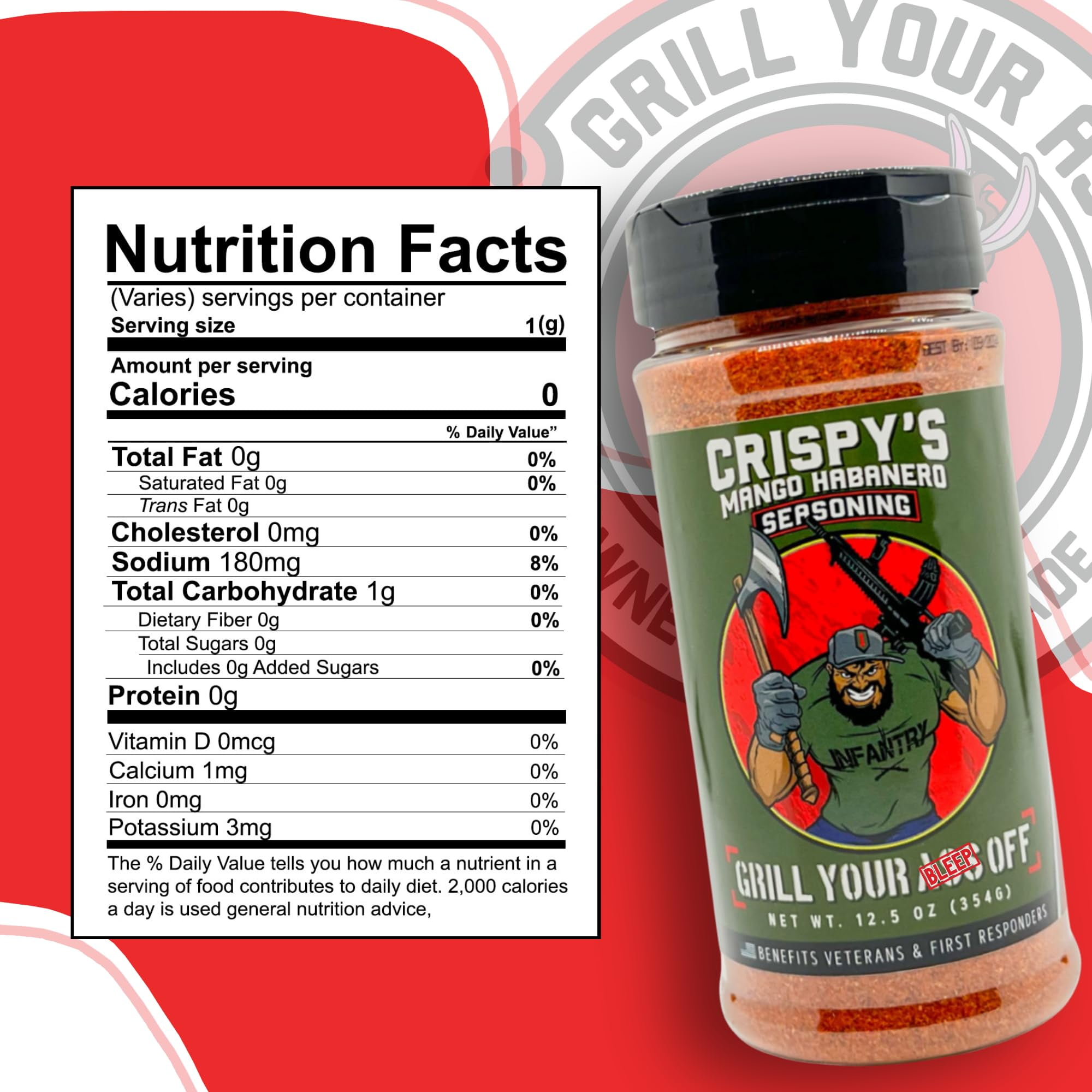 GYAO Crispy's Mango SCH4 Habanero Seasoning - BBQ & Grill Seasoning for ...