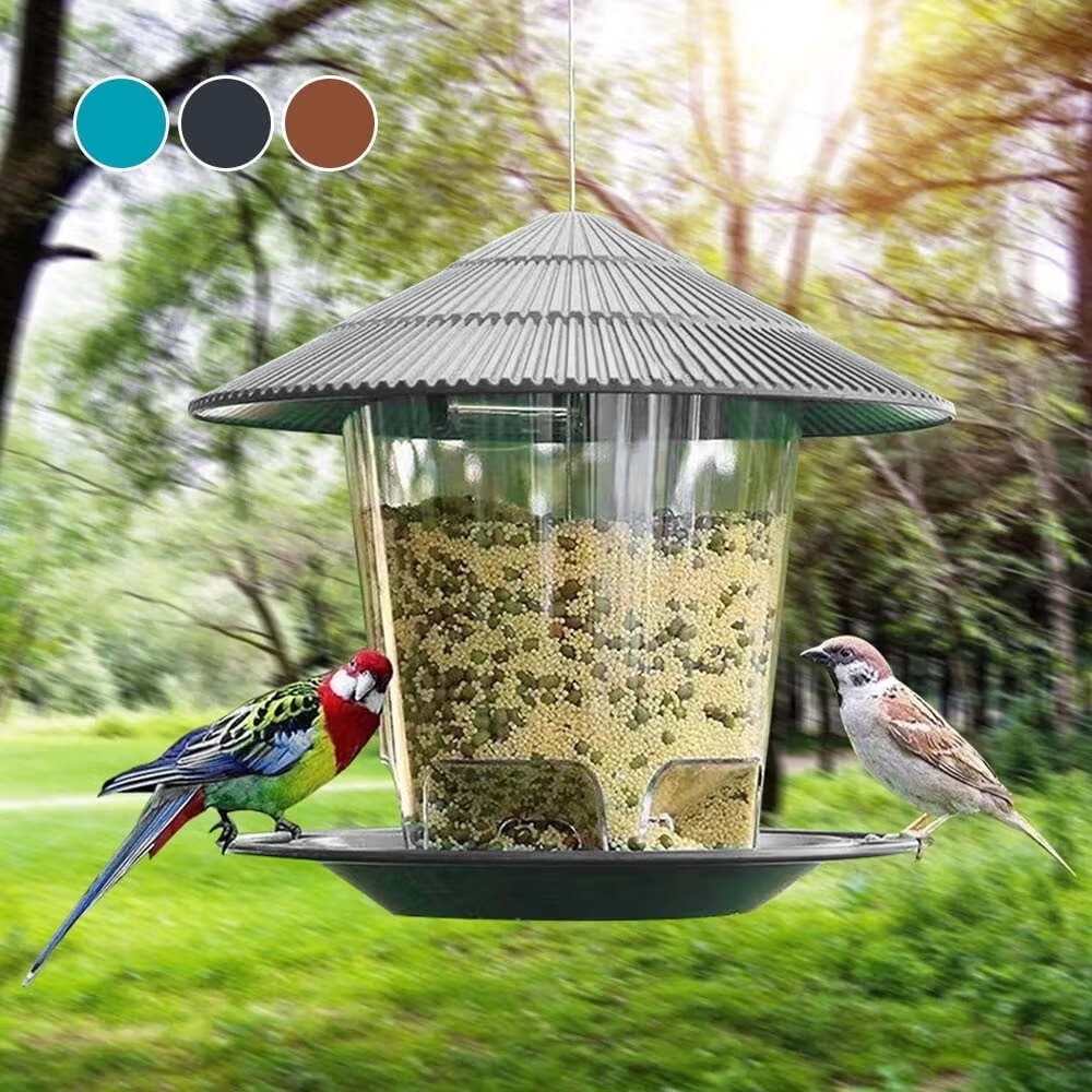 GYDEK Bird Feeders for Outside, Bird Feeder, Wild Bird Seed for Outside ...