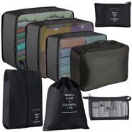 12 Pack Packing Cubes Set - Luggage Packing Organizers for Travel ...