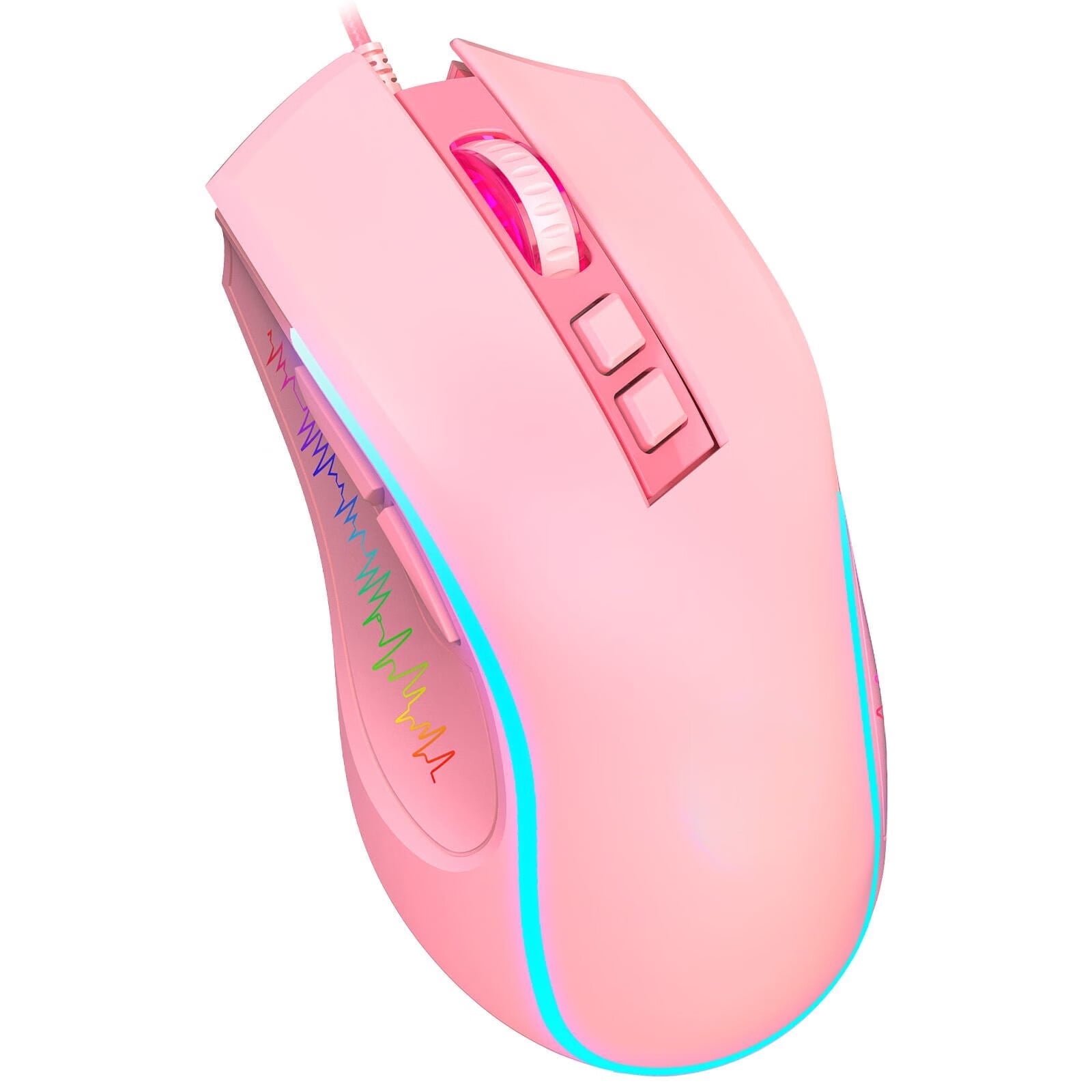 GYDEK Gaming Mouse Wired, USB Computer Mouse with 4 Adjustable DPI, RGB ...